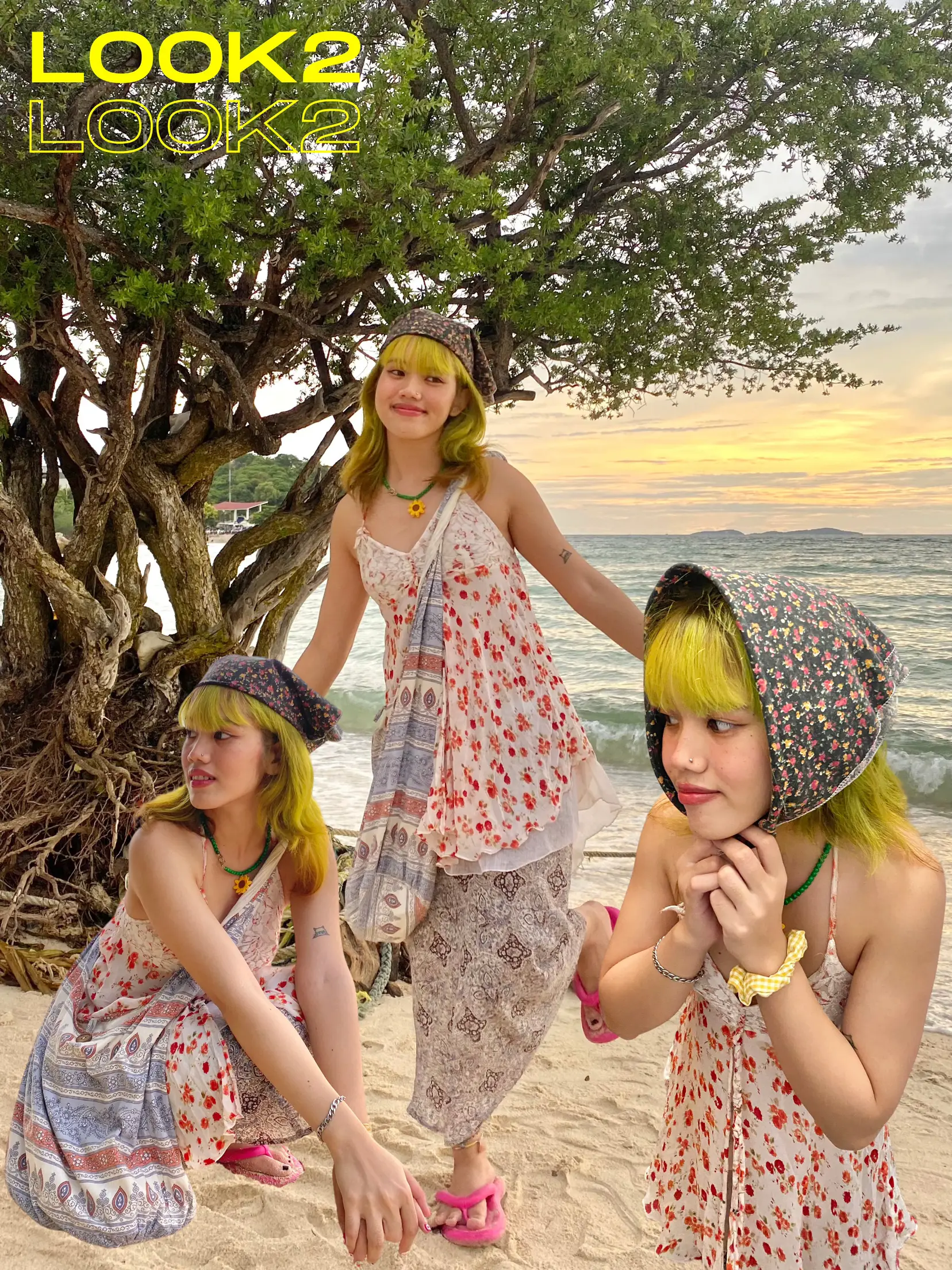 👕 3 ลุคสุดชิล꒰ไปทะเล꒱ในทริปสบายๆ แมตช์กับรองเท้าคู่เดียว!🩴 | แกลเลอรีที่โพสต์โดย PagingKo🦦🫧 | Lemon8