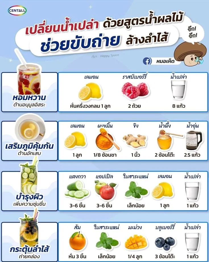 13 สูตรน้ำดีท็อกซ์เพื่อสุขภาพ 🌱 | แกลเลอรีที่โพสต์โดย ครัวบิลลี่ by ...