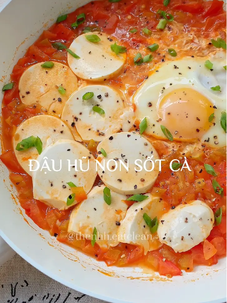 ĐẬU HŨ NON SỐT CÀ 🍅 | Video do Thenhh đây 🫶 đăng | Lemon8