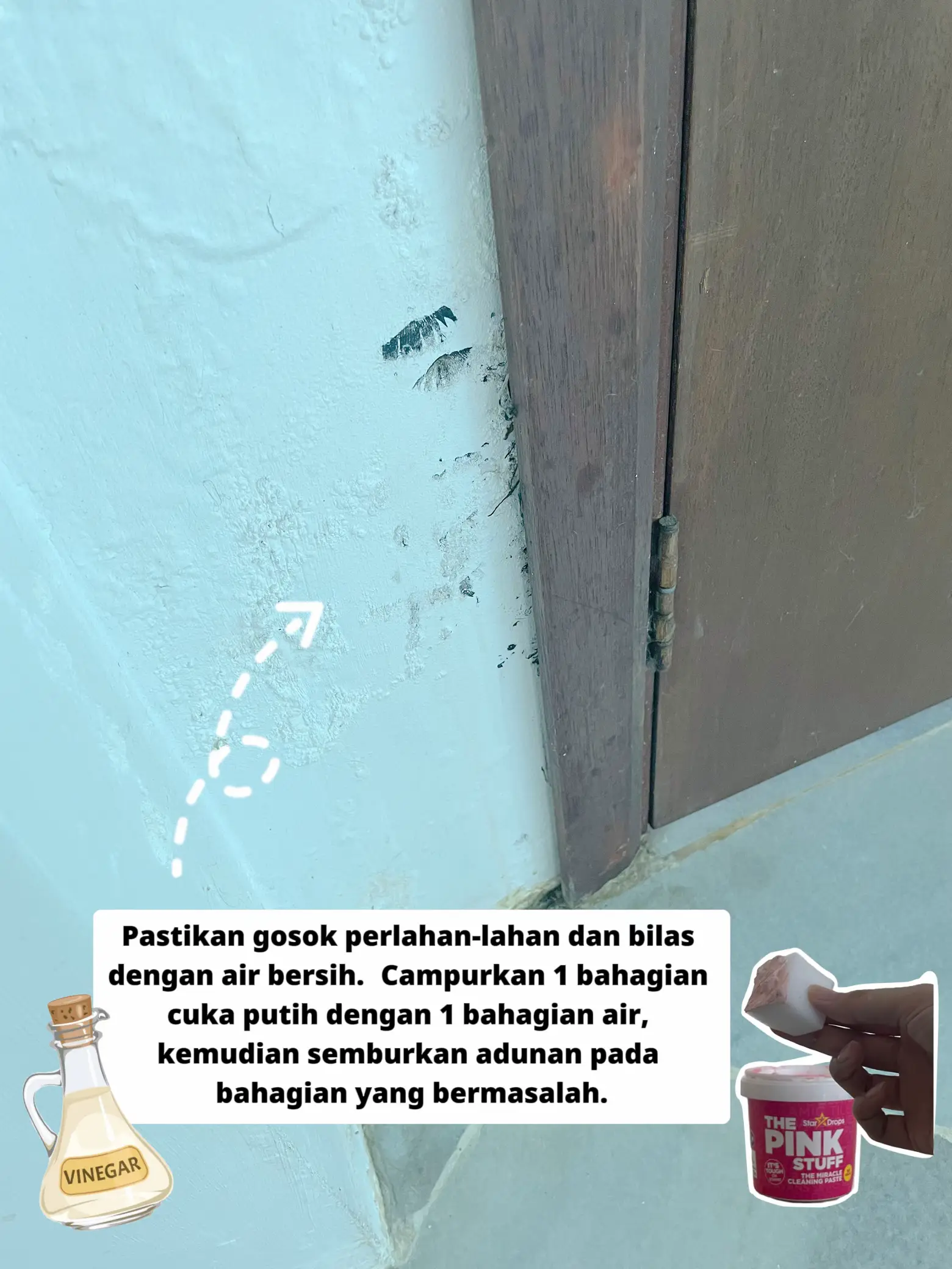 Cara hilangkan Kulat pada dinding rumah | Galeri disiarkan oleh ...