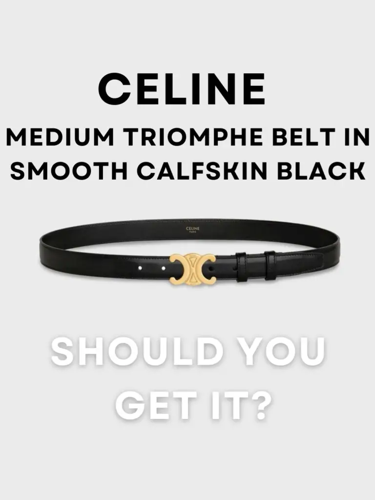 💯 Must have accessory: CELINE Triomphe Belt | Video published by ...