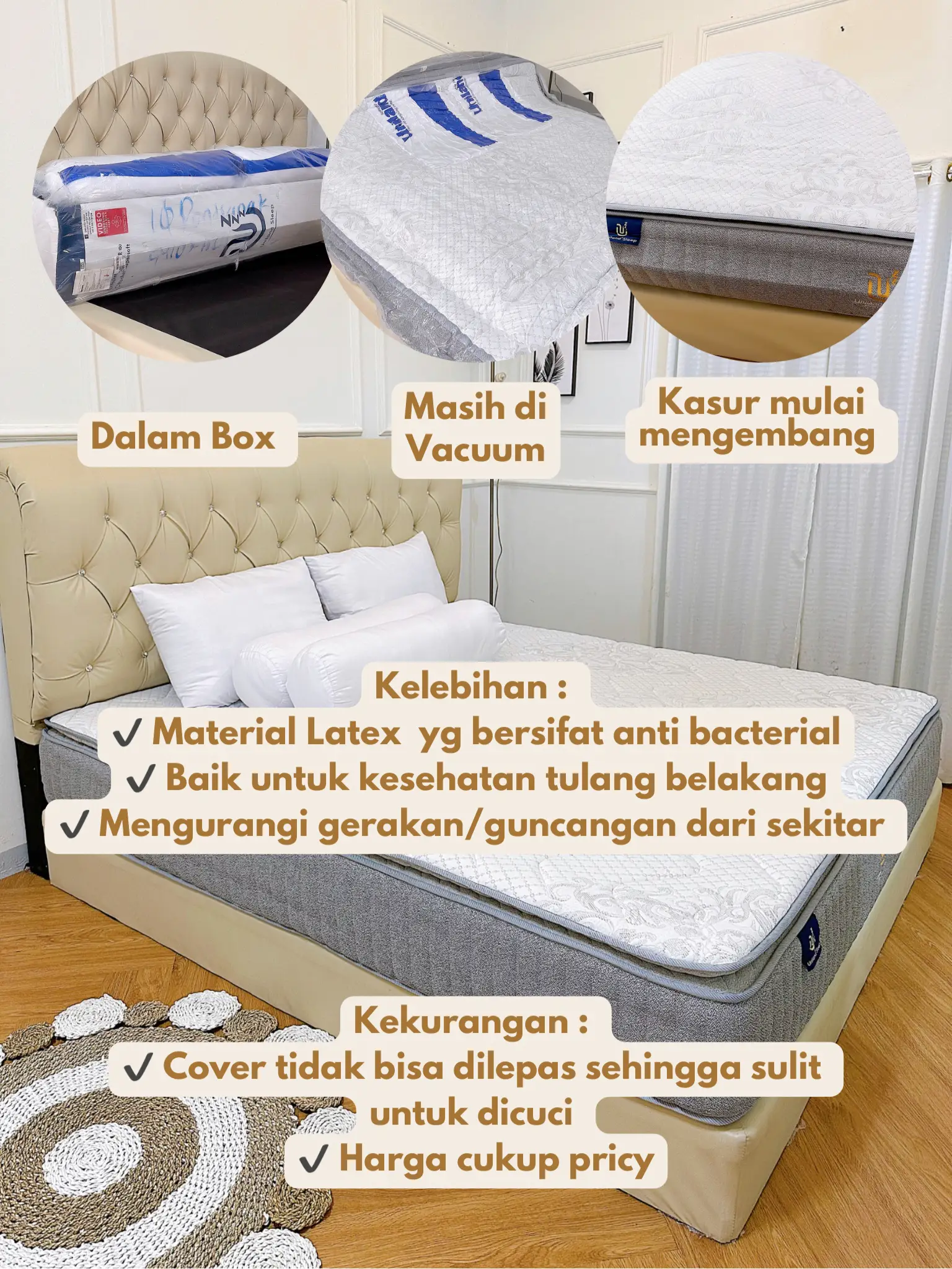 🍋 Rekomendasi Kasur Empuk | Galeri diposting oleh Raratuhome | Lemon8