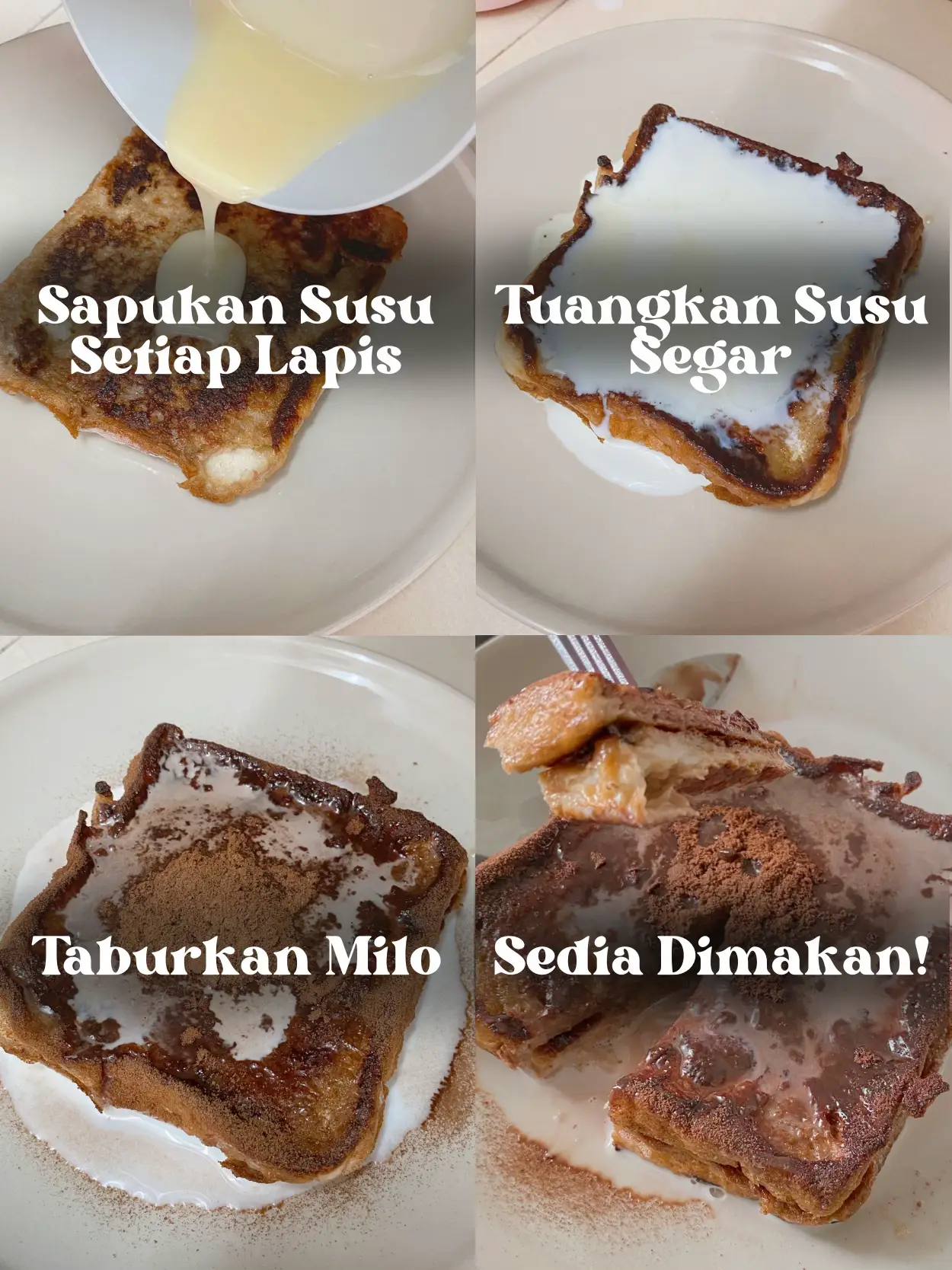 Viral Recipe:Milo lava Toast | Galeri disiarkan oleh 𝒴𝓊𝓃𝒶 𝑀𝑜𝒽𝒶𝓂𝒶𝒹 | Lemon8