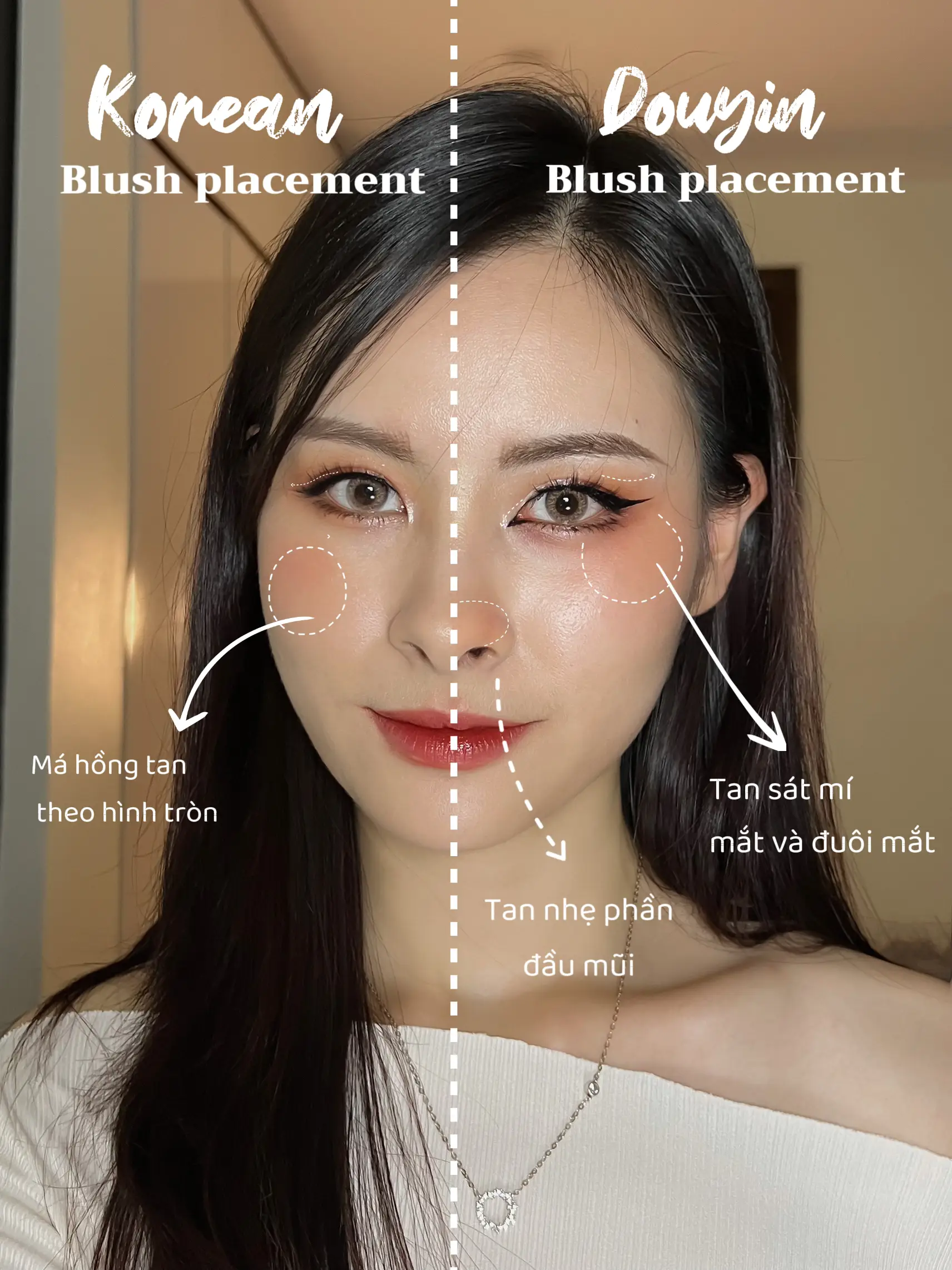 So sánh KOREAN MAKEUP vs DOUYIN MAKEUP | Bộ sưu tập do Quyen Quyn đăng ...