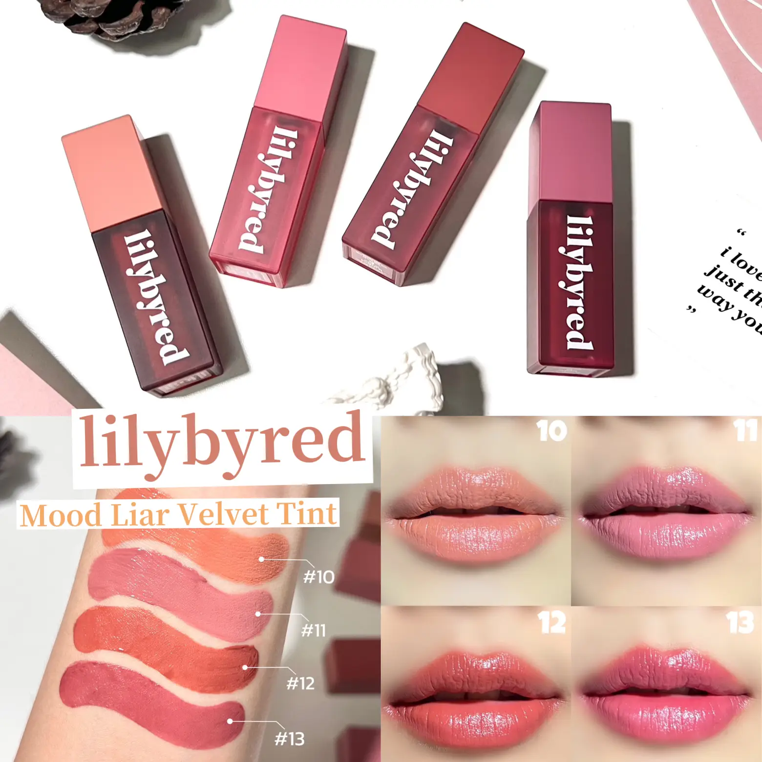 ลิปเวลเวท Lilybyred เนื้อดีมาก 💋 | แกลเลอรีที่โพสต์โดย ParnChaNee | Lemon8