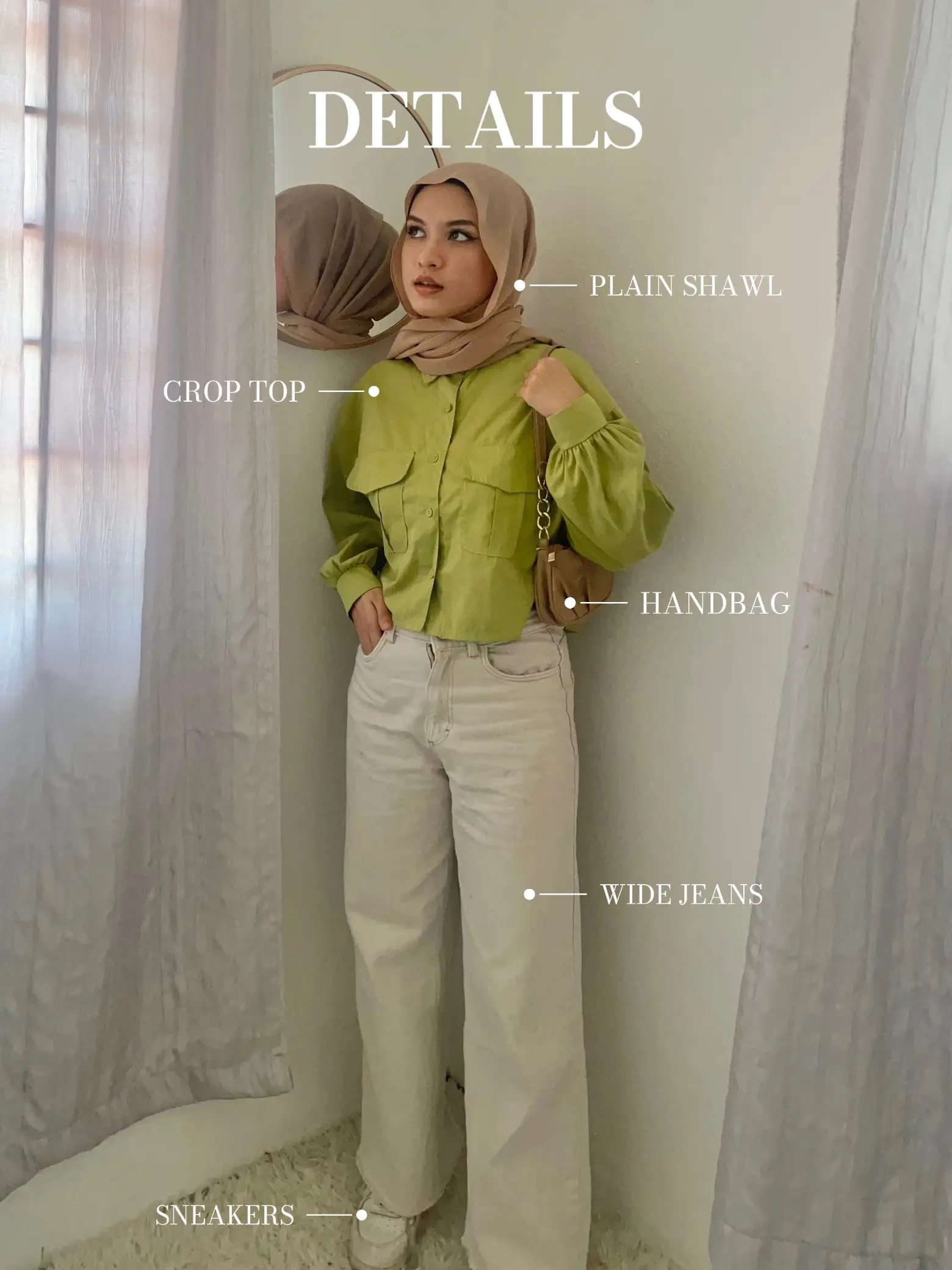 How To Style Crop Top (Hijabist Version) 🧕🏻 | Galeri disiarkan oleh alia ariza | Lemon8