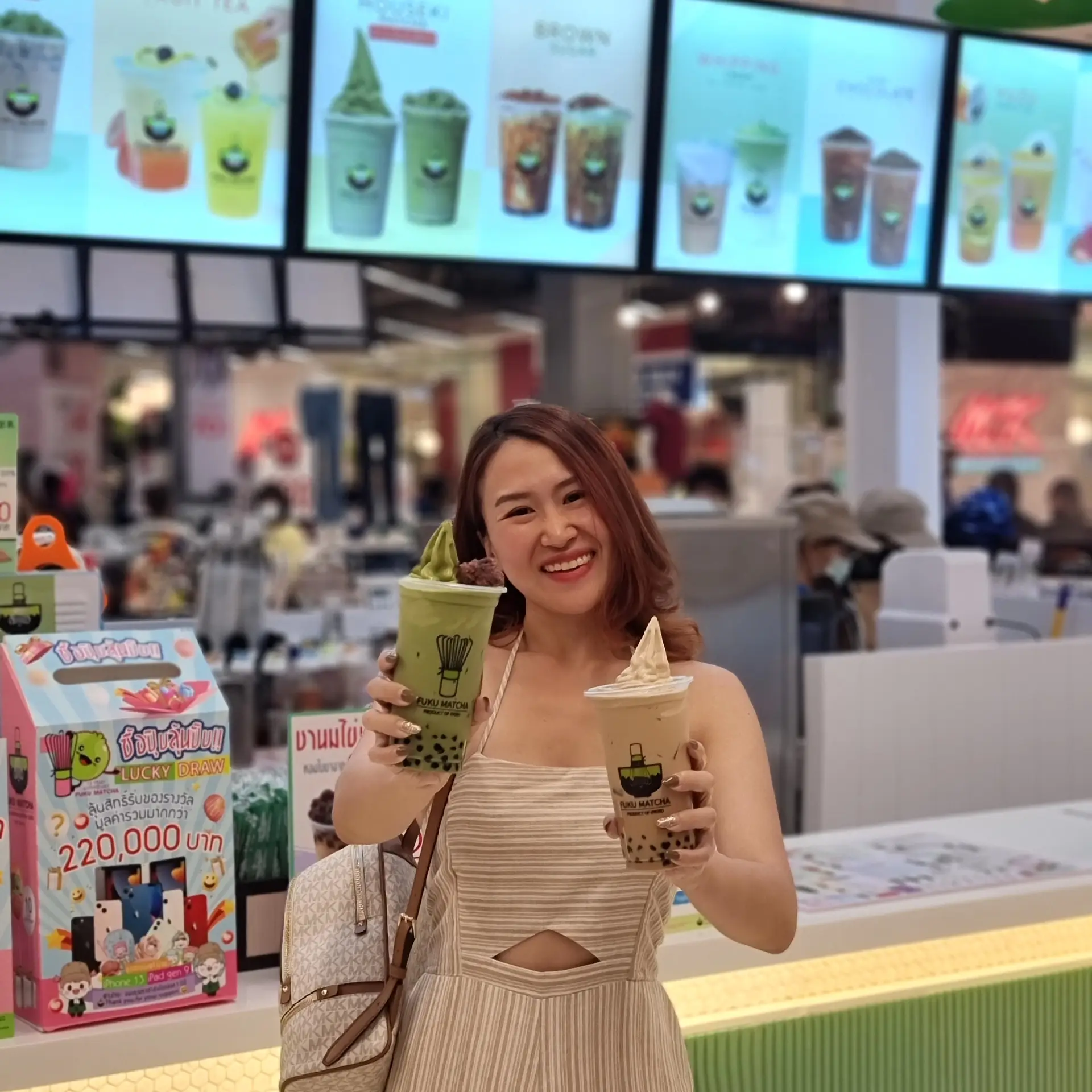 Fuku matcha เปิดสาขาใหม่ที่โรบินสันสุพรรณบุรรรรี๊ | แกลเลอรีที่โพสต์โดย Journey Young | Lemon8