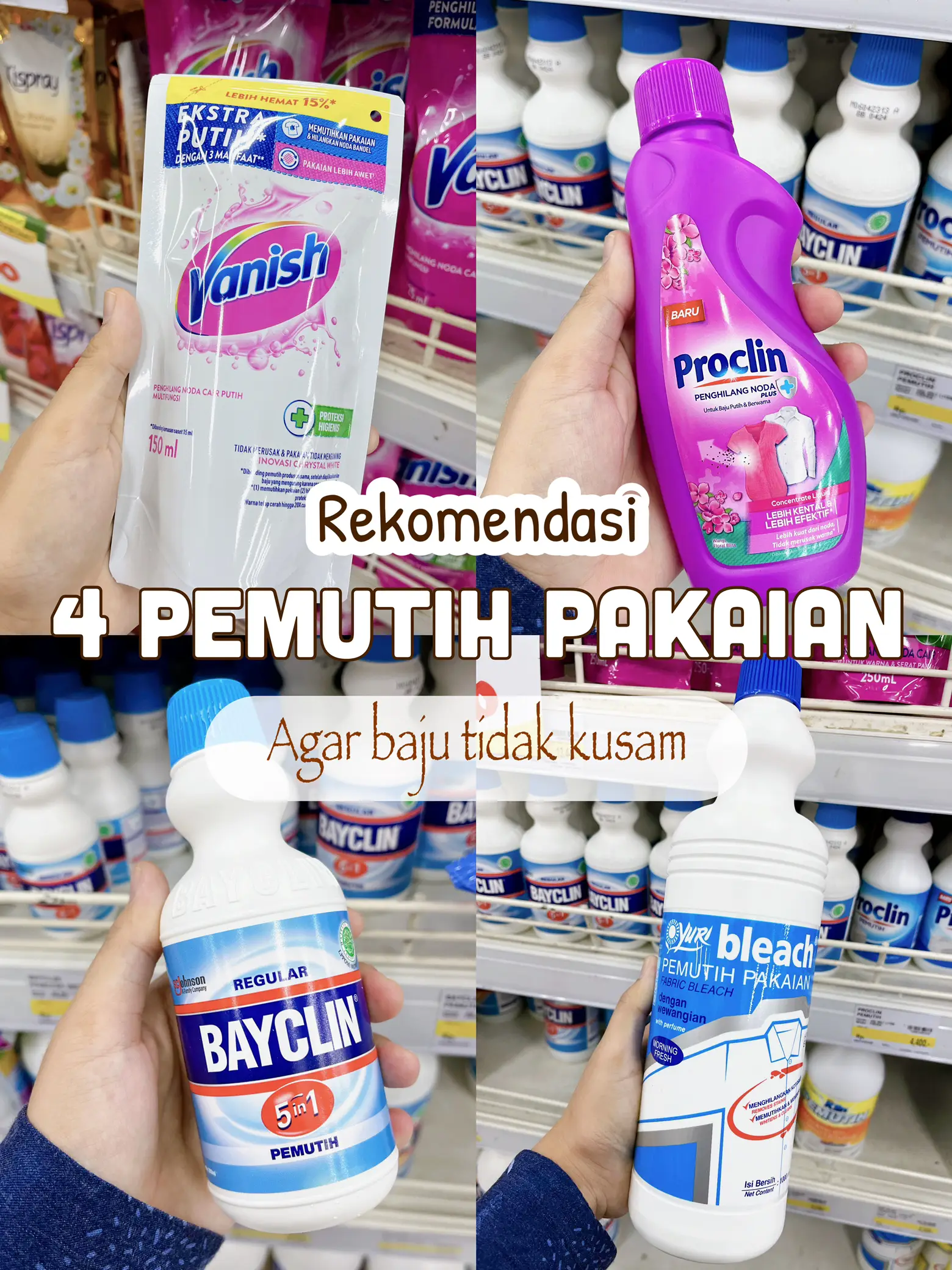 Rekomendasi 4 Pemutih Pakaian | Galeri diposting oleh rumahnya_ananda ...