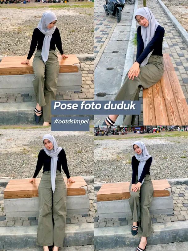 Pose foto duduk | Galeri diposting oleh BbyMei | Lemon8