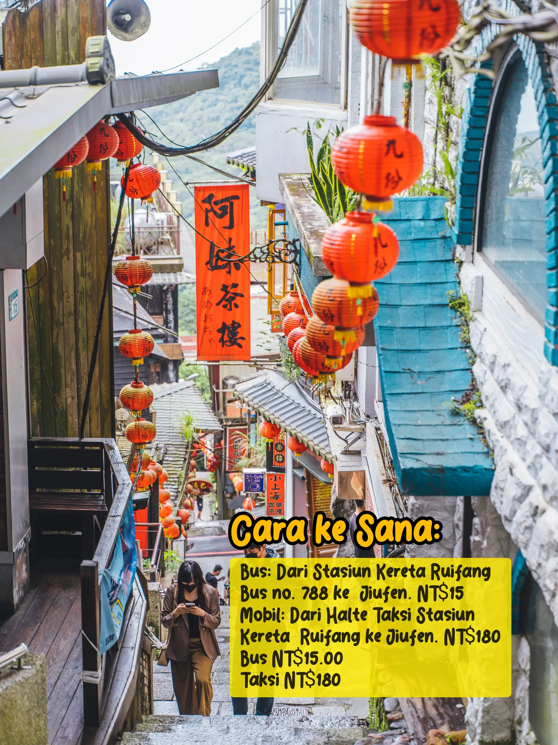 Taiwan Hiddengem district legendaris Jiu Fen (九份） | Galeri diposting oleh travellingcakes | Lemon8