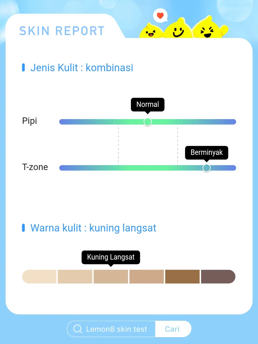 Laporan Kulit Saya | Galeri diposting oleh Haifa🖤 | Lemon8