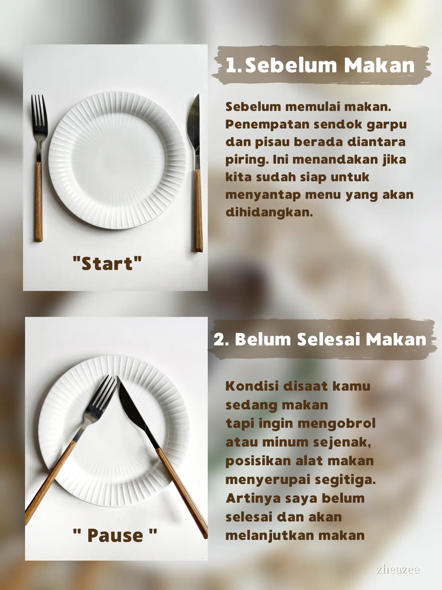 8 arti dari posisi alat makan dalam tabble manner🍽 | Galeri diposting ...
