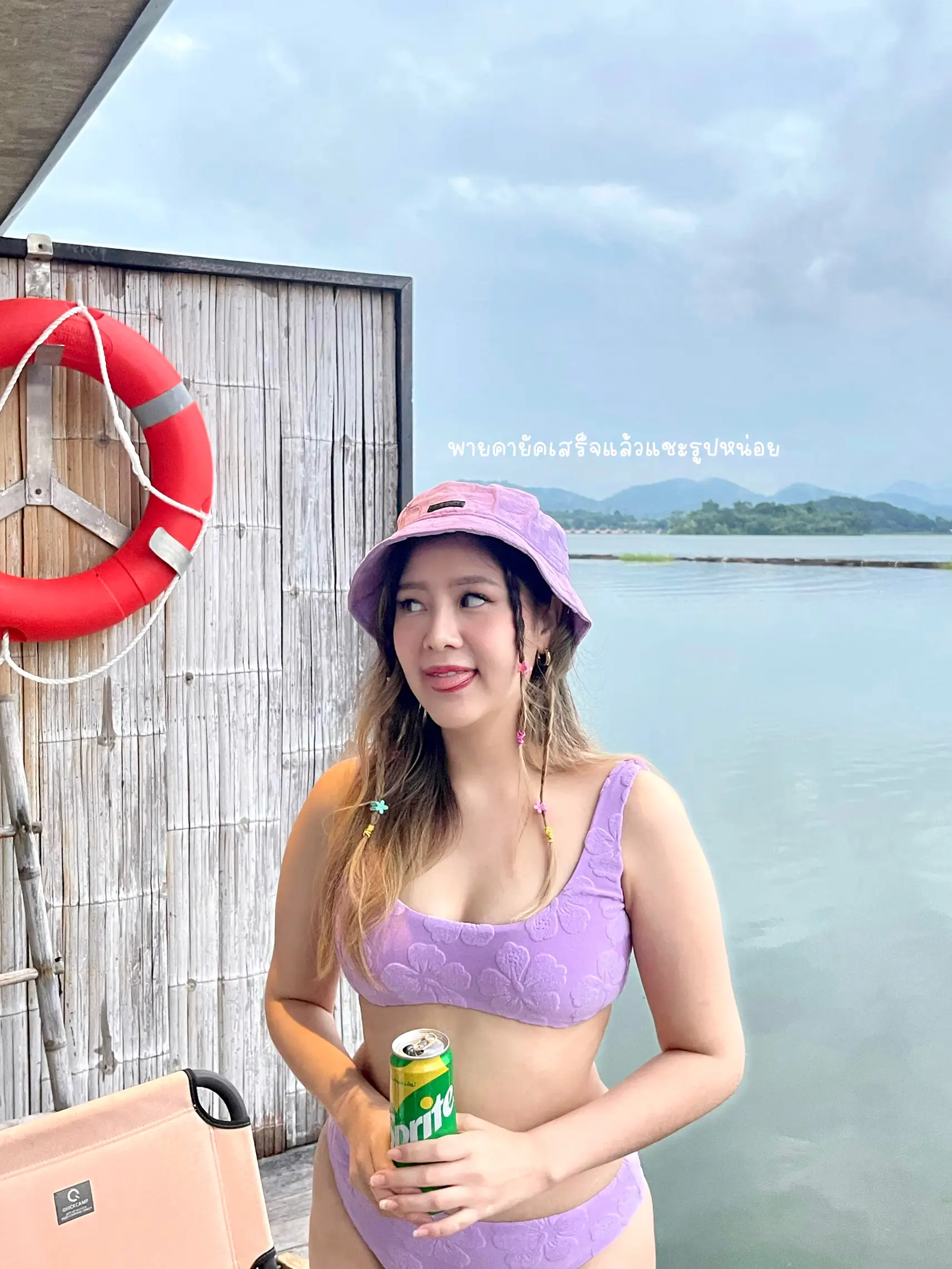 รีวิวที่พักที่ปังที่สุดในกาญจนบุรี! 🛖 | แกลเลอรีที่โพสต์โดย Peym.97 | Lemon8