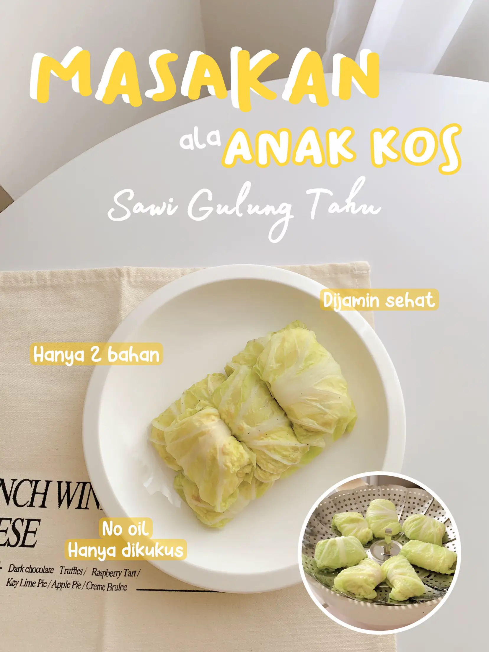 MASAKAN ALA ANAK KOS !! 2 BAHAN AJA SEHAT NO OIL | Video dipublikasikan oleh Mini Corner | Lemon8