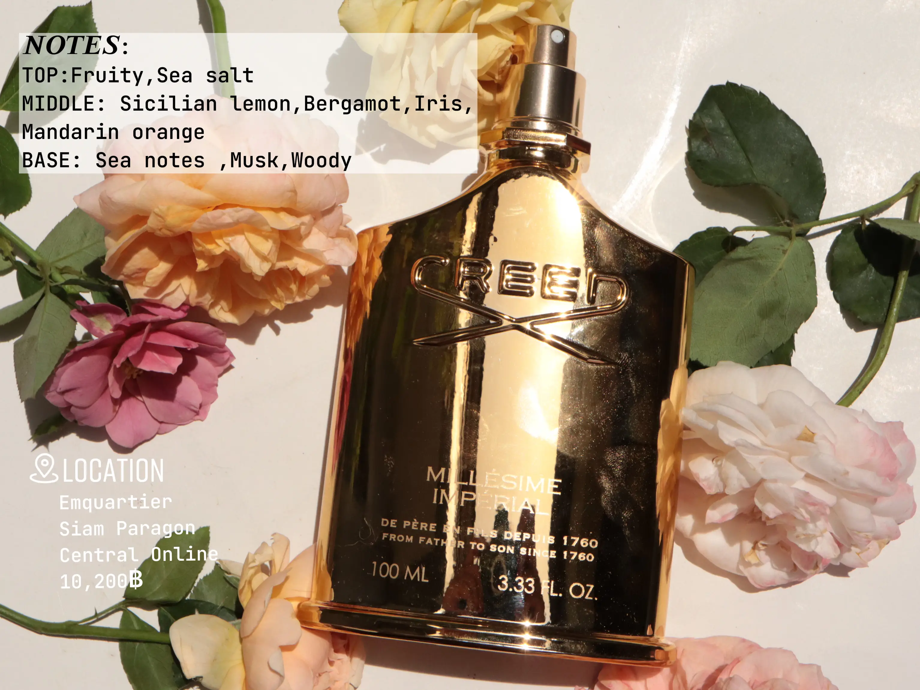 รีวิวน้ำหอมราคาแรงที่รักที่สุดในชีวิต CREED Millesime Imperial | แกลเลอ ...