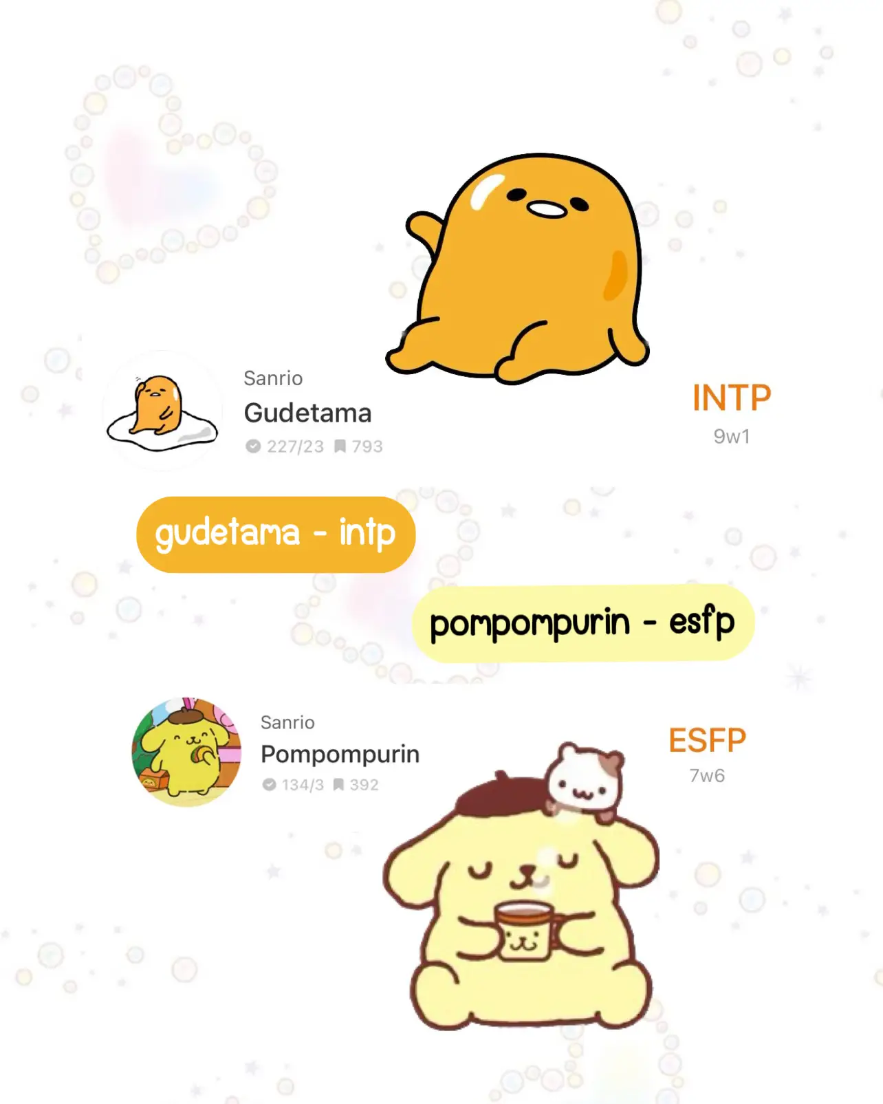 mbti ของน้องๆ sanrio 🎠💕 มาเช็คกันว่าเราคือตัวไหน ! | แกลเลอรีที่โพสต์ ...