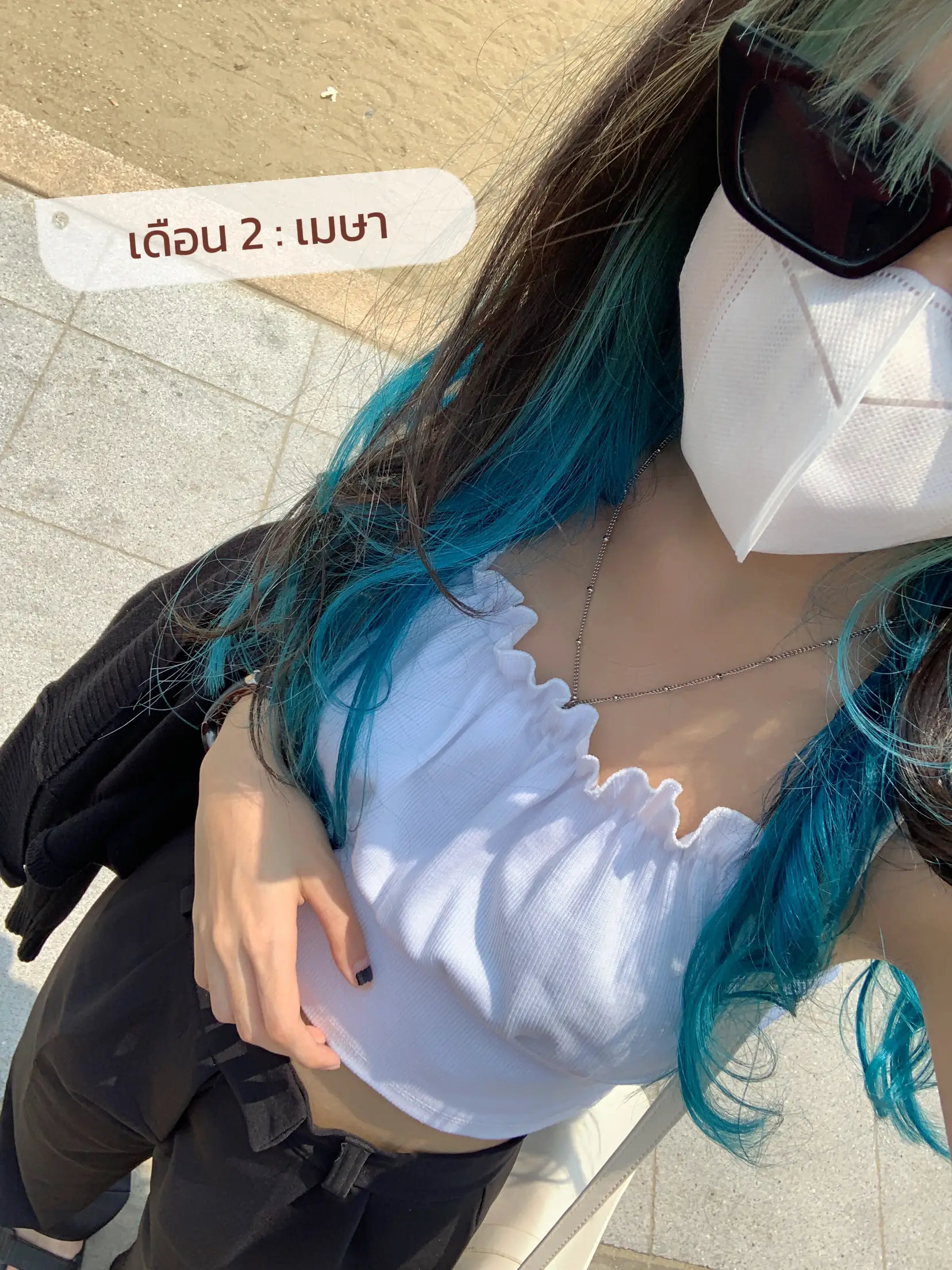 Dark Blue hair อยู่ได้กี่เดือน?!💙 | แกลเลอรีที่โพสต์โดย Palii_ | Lemon8