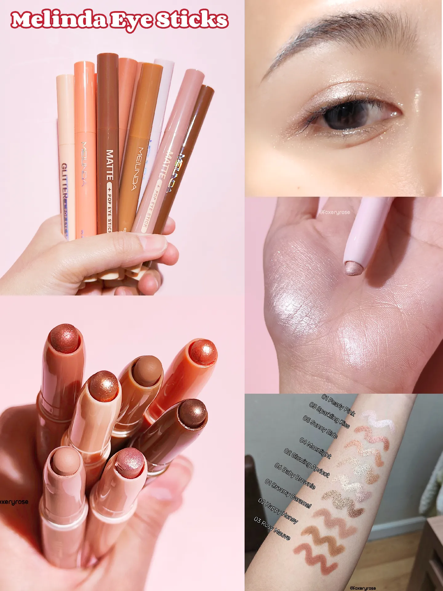 อายแชโดว์สติ๊กใหม่! จาก Meilinda | แกลเลอรีที่โพสต์โดย Foxeryrose🌹 | Lemon8