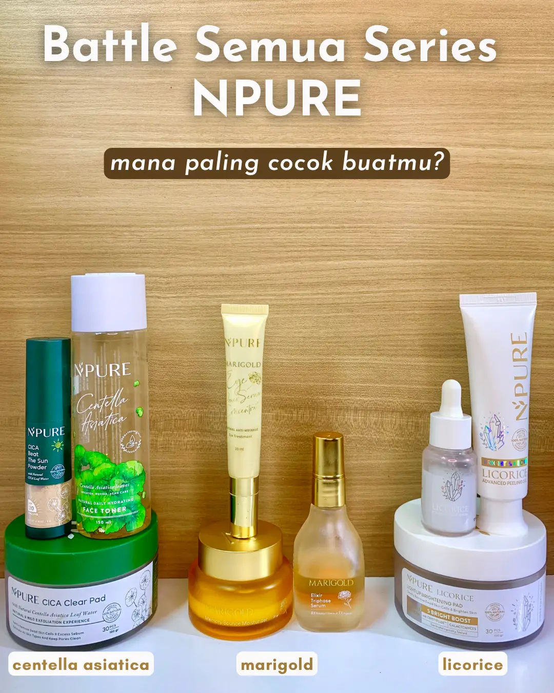 RATE Semua Series NPURE - Kamu Cocok yang Mana?⭐️ | แกลเลอรีที่โพสต์โดย Nova Zee | Lemon8