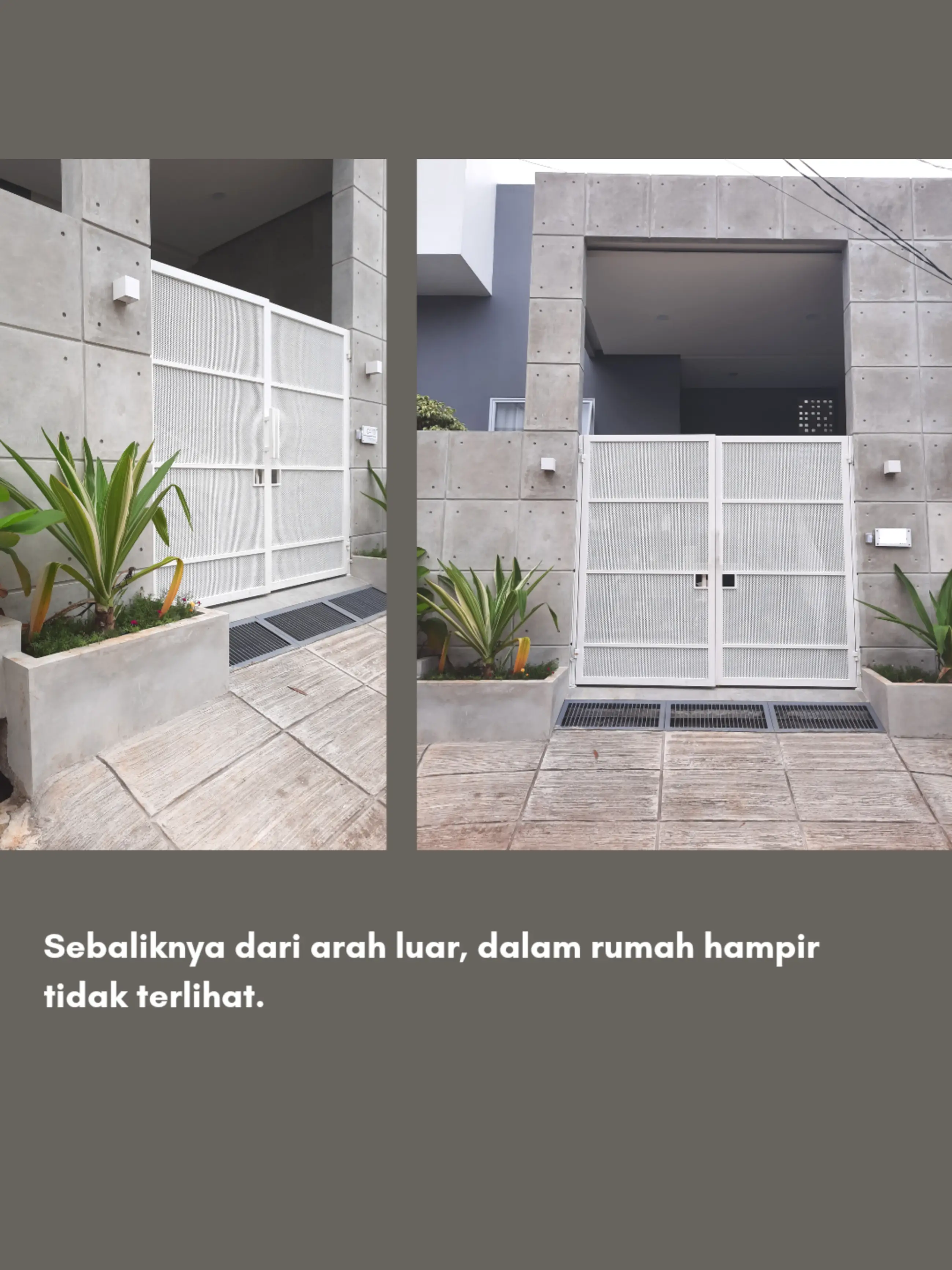 Inspirasi Pagar Minimalis dengan Perforated Metal | Galeri diposting ...