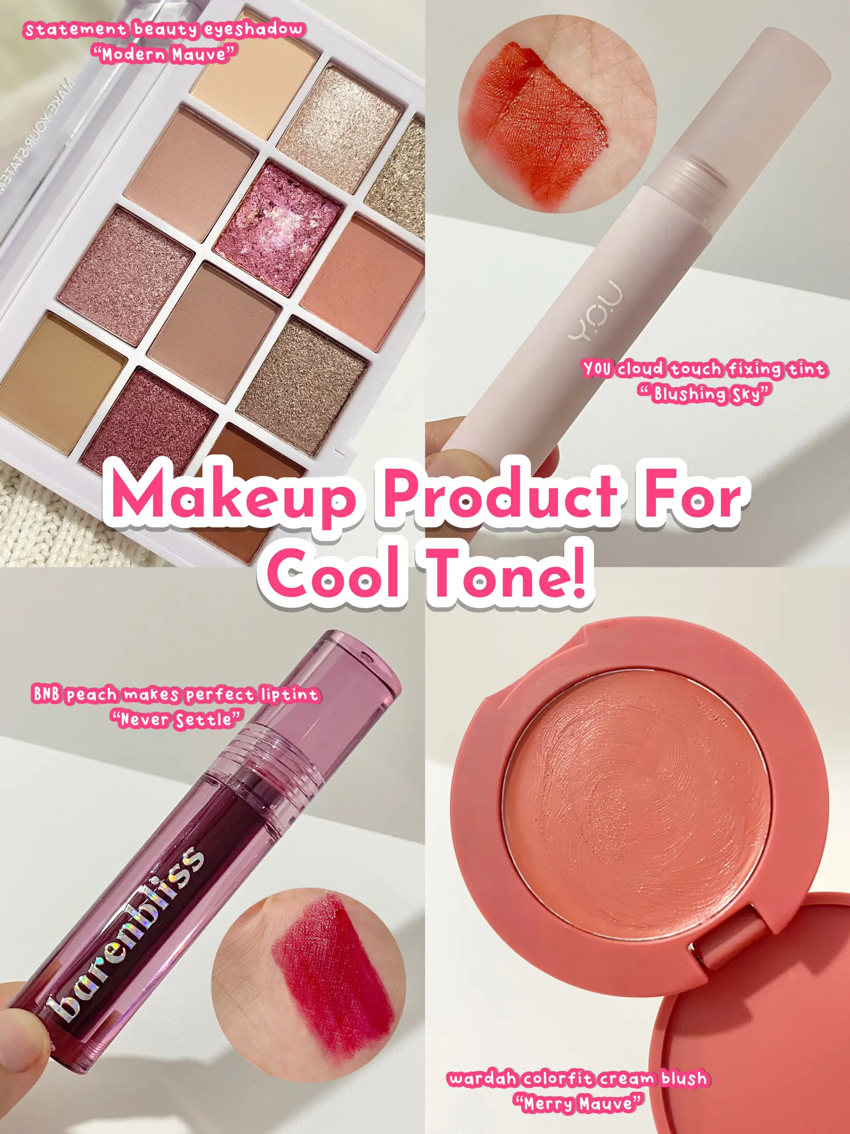 Cool Tone Makeup Recommended!🩷 | Galeri diposting oleh Nabila Lala | Lemon8