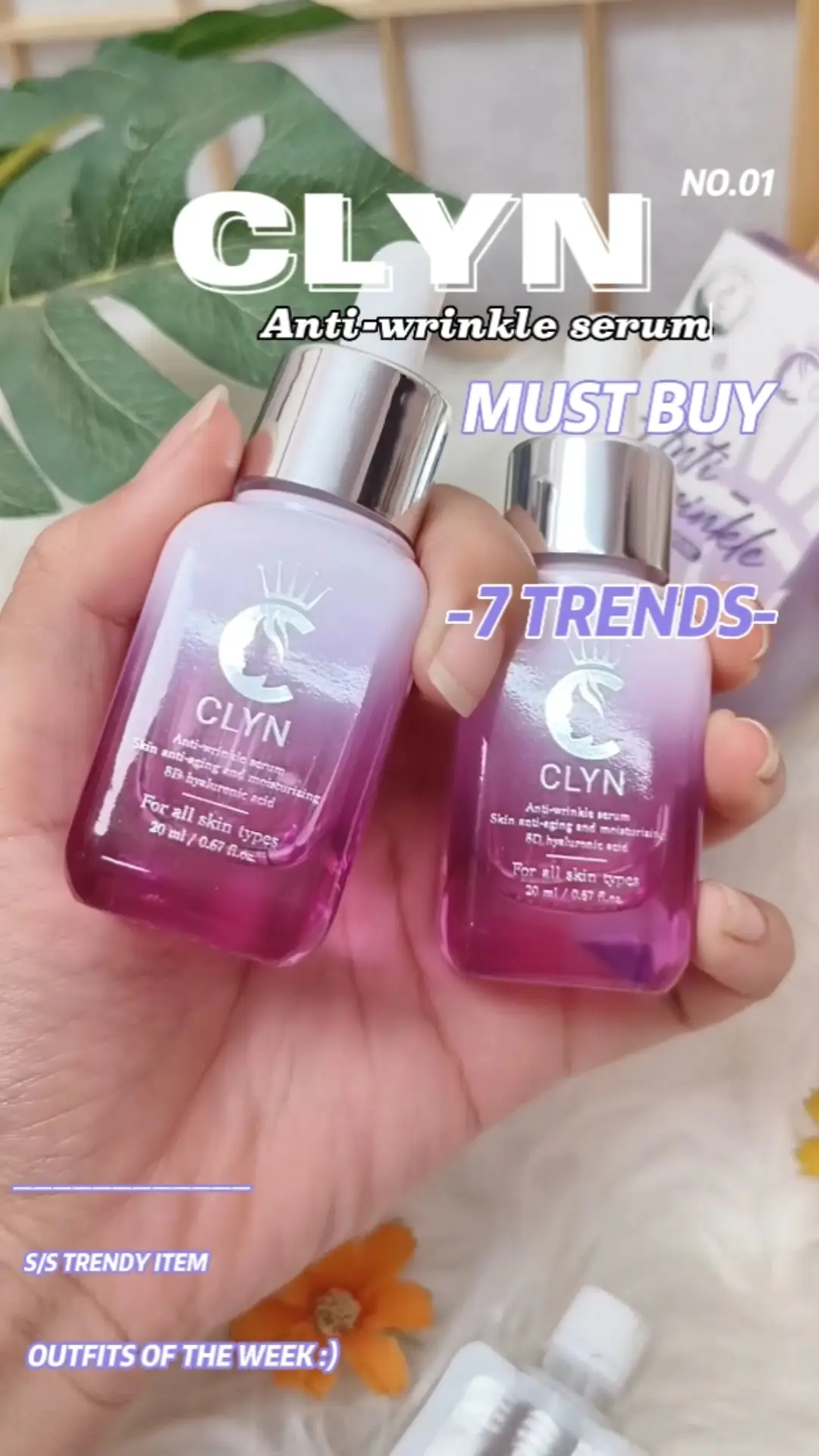 Clyn anti-wrinkle serum💄 เซรั่มลดริ้วรอย | วิดีโอที่เผยแพร่โดย Clyn ...