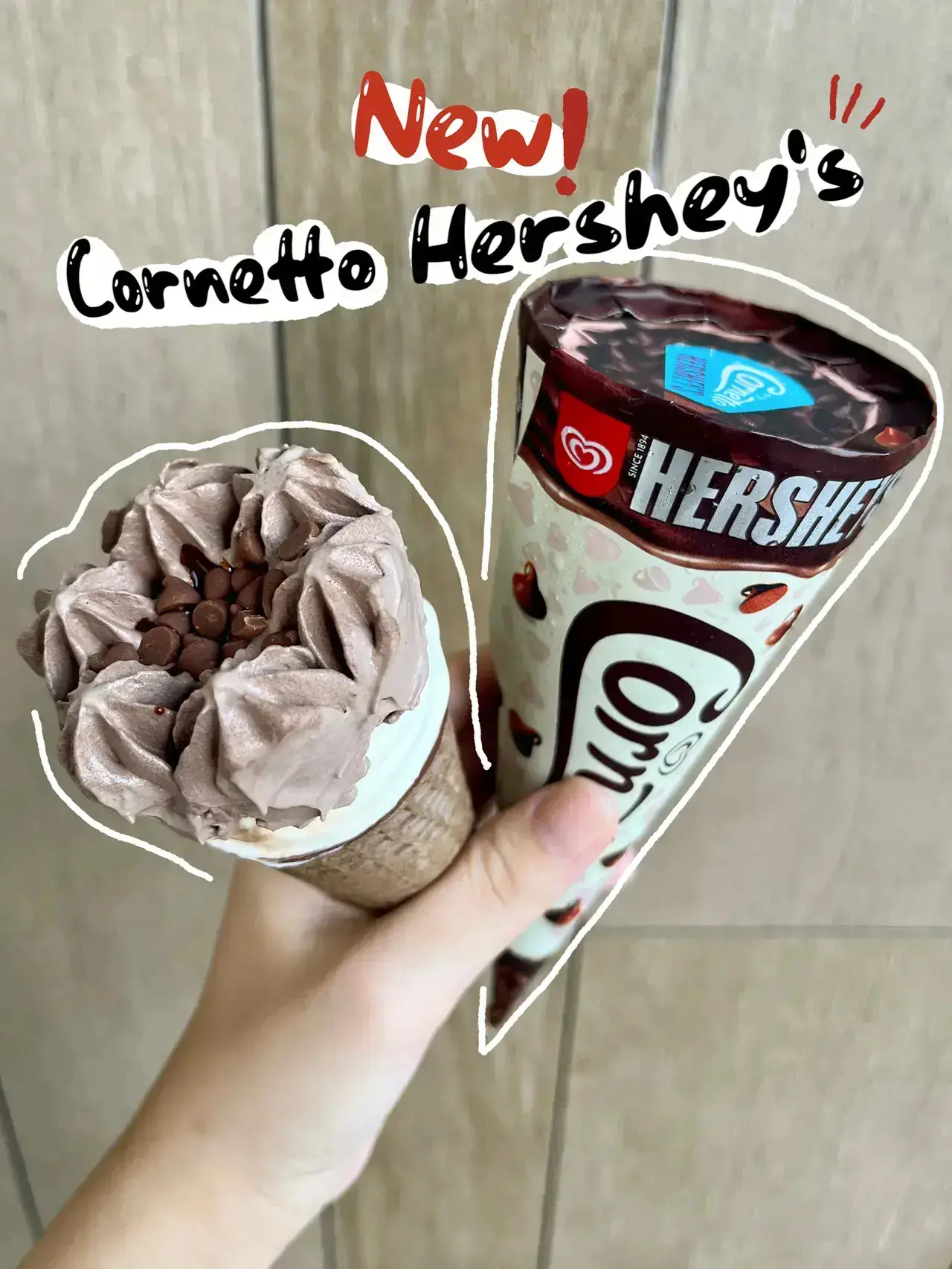 🍫Cornetto Hersheyの🍦再発。初めてのリード!!👀 | Gracetdr💖が投稿したフォトブック | Lemon8