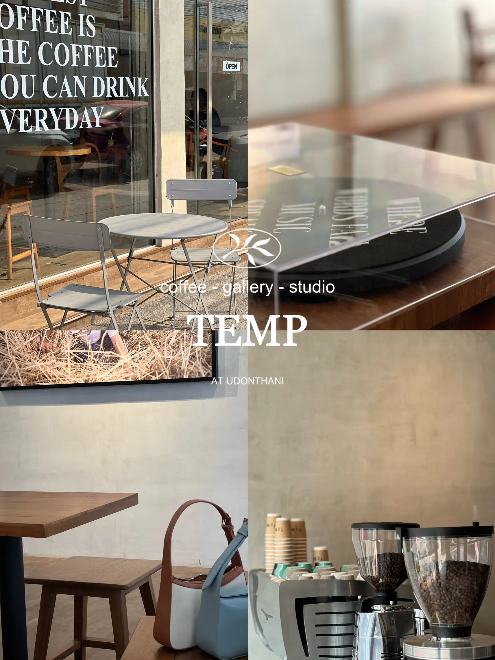 📍TEMP coffee - gallery - studio | แกลเลอรีที่โพสต์โดย 🤎 | Lemon8