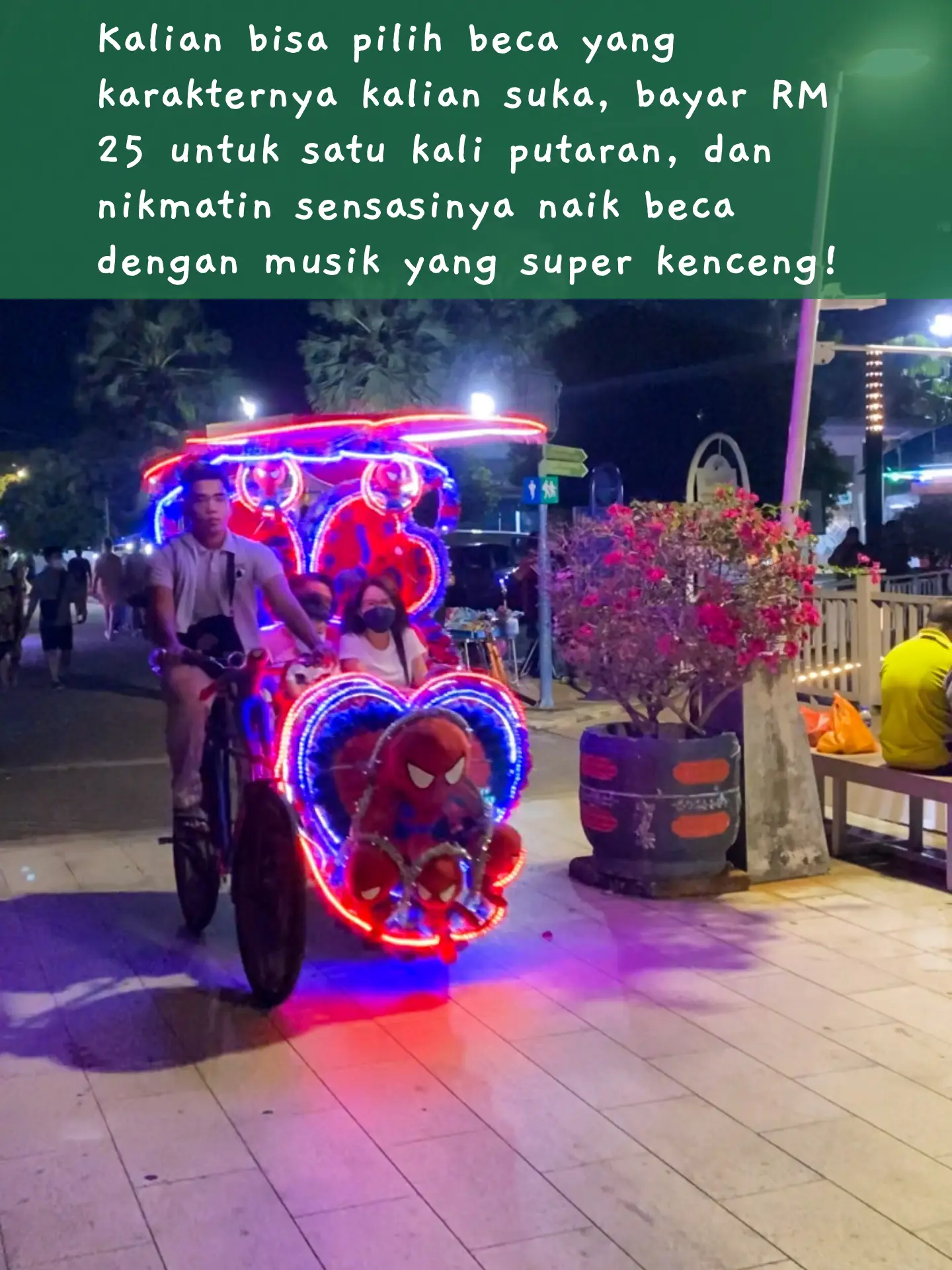 Naik beca warna-warni di Melaka 💕🥰🇲🇾 | Galeri diposting oleh Giannisa ...