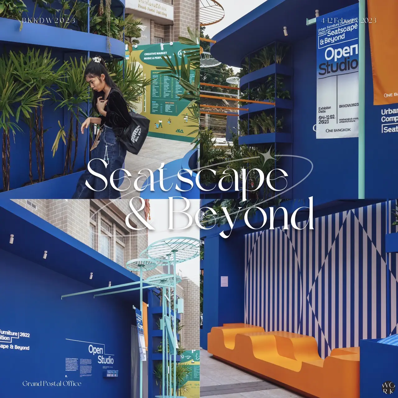 รวม 3 จุดเช็คอินงาน BKKDW2023 @ ไปรษณีย์กลางบางรัก 🎨📮 | แกลเลอรีที่โพสต์โดย ISAYWORK | Lemon8