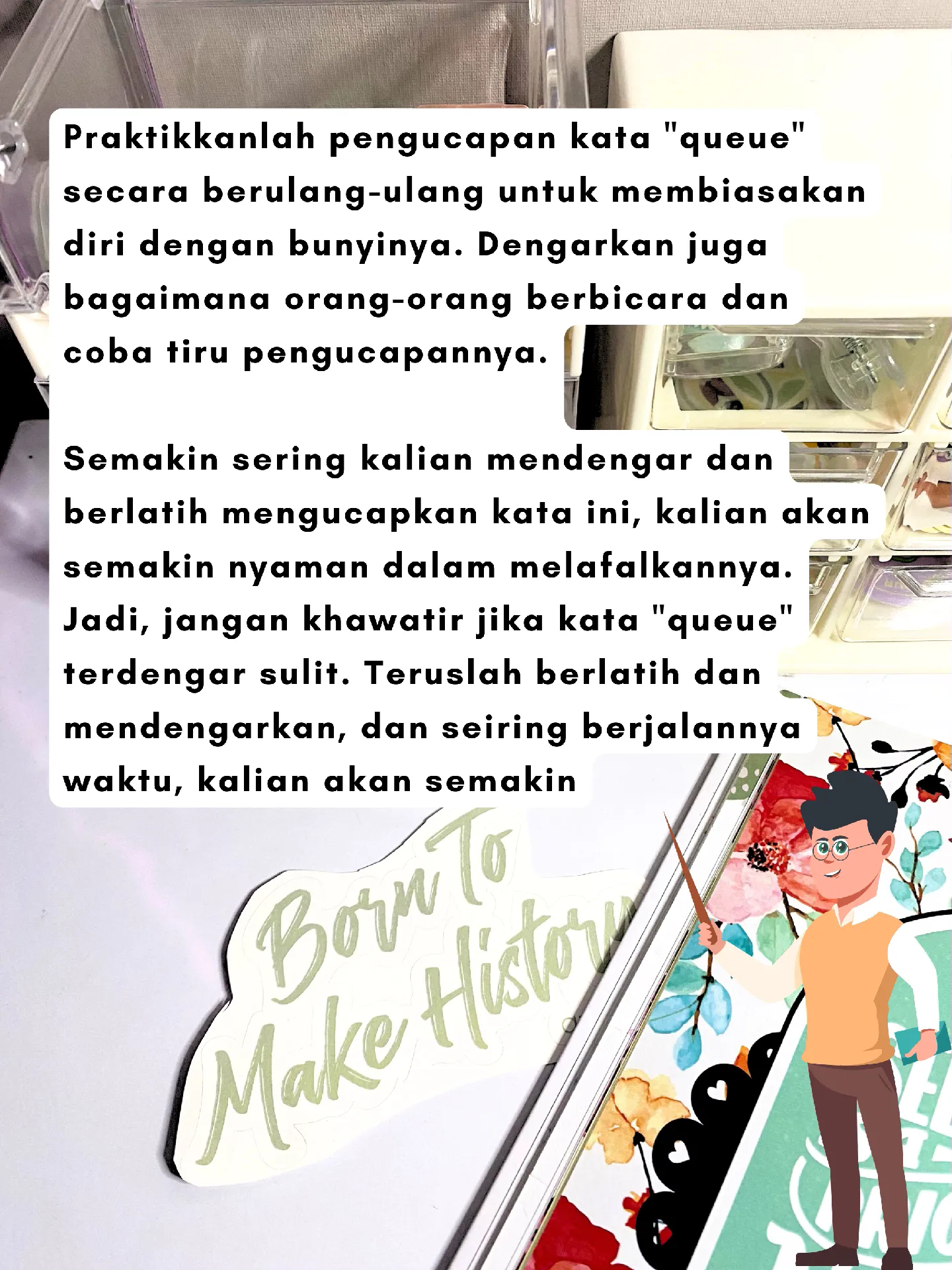 QUEUE, Gimana Cara Bacanya? 🤔 | Galeri diposting oleh Study Hacks | Lemon8