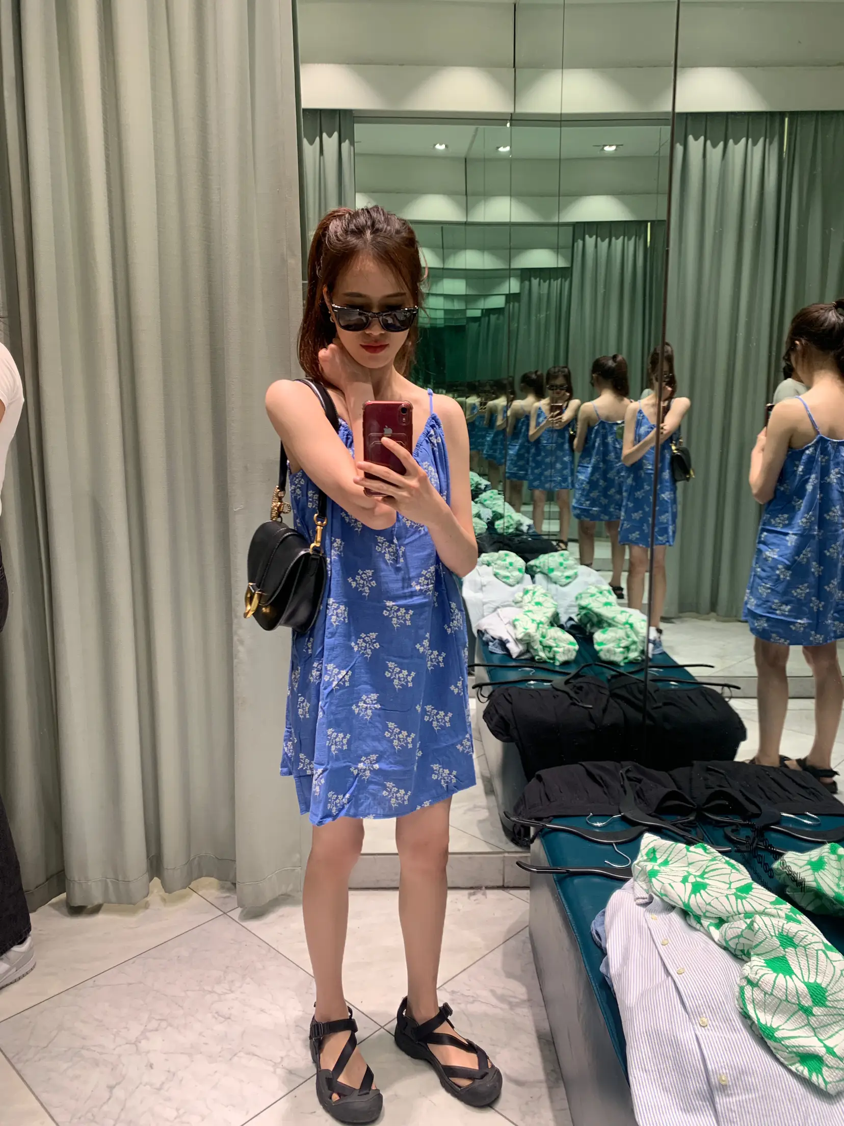 Outfit Summer | try on เดรสต้อนรับซัมเมอร์ h&m 🌞 | แกลเลอรีที่โพสต์โดย eiwweaver | Lemon8