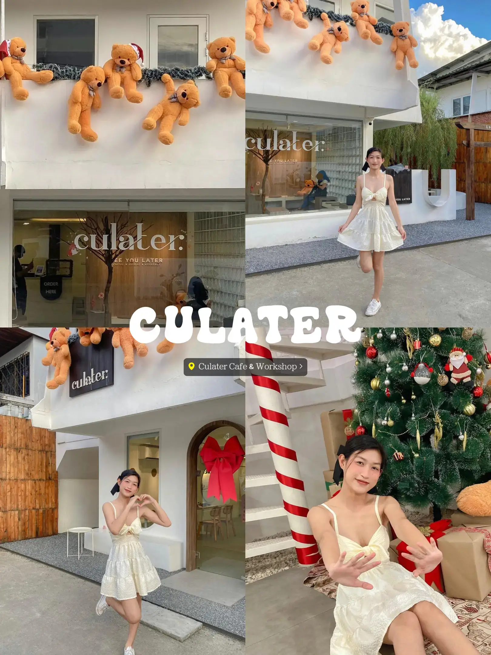 รวม 5 คาเฟ่เชียงใหม่ ; ย่านสันติธรรมใกล้ cmru 🛵🧺 | แกลเลอรีที่โพสต์โดย Beamthicha | Lemon8