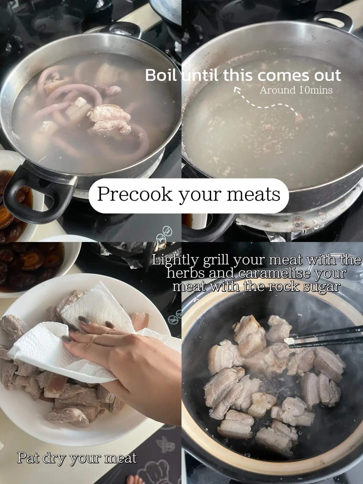 Fool-proof braised pork recipe under 1 Hour | แกลเลอรีที่โพสต์โดย Joannehsm | Lemon8