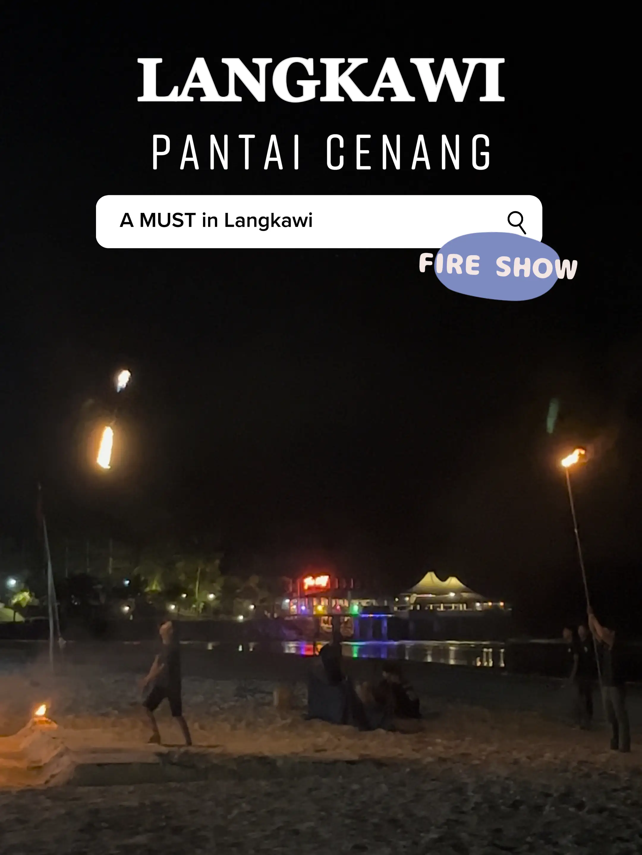 Enjoy free professional fire show in Langkawi | Video diterbitkan oleh Aristocratie | Lemon8