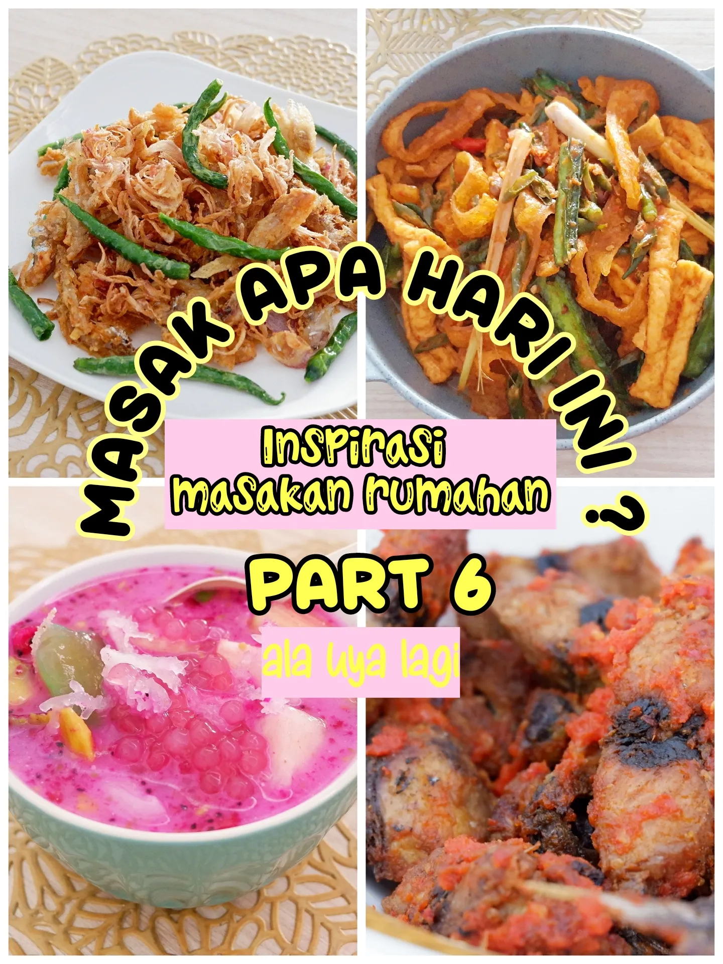 Menu makan siang ala rumahan, sebelum RAMADHAN 🍽 | Galeri diposting oleh uyya_yulia | Lemon8