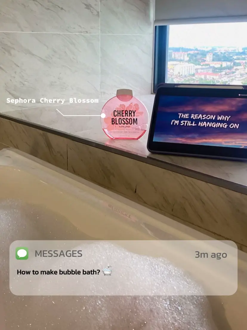 Sephora Collection Bubble Bath Shower Gel 🛁🤍🌸 Video Diterbitkan Oleh