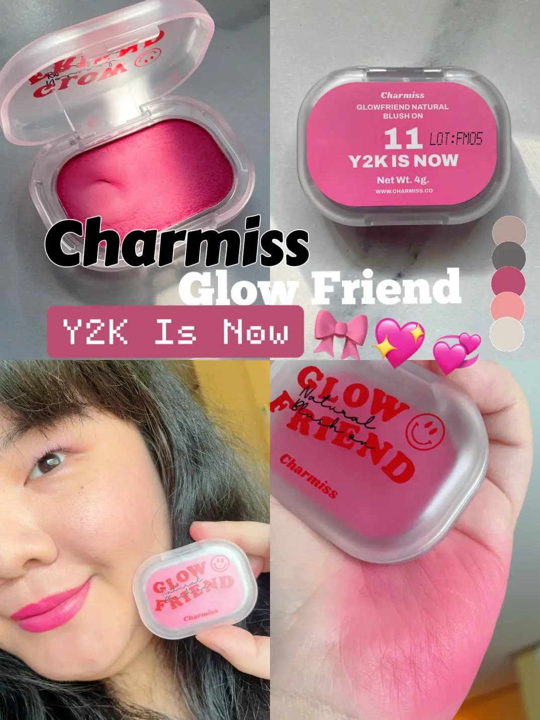 รีวิว Charmiss Blush สี Y2K is NOW ชมพูบาร์บี้ได้ใจ 💖💞 | แกลเลอรีที่ ...