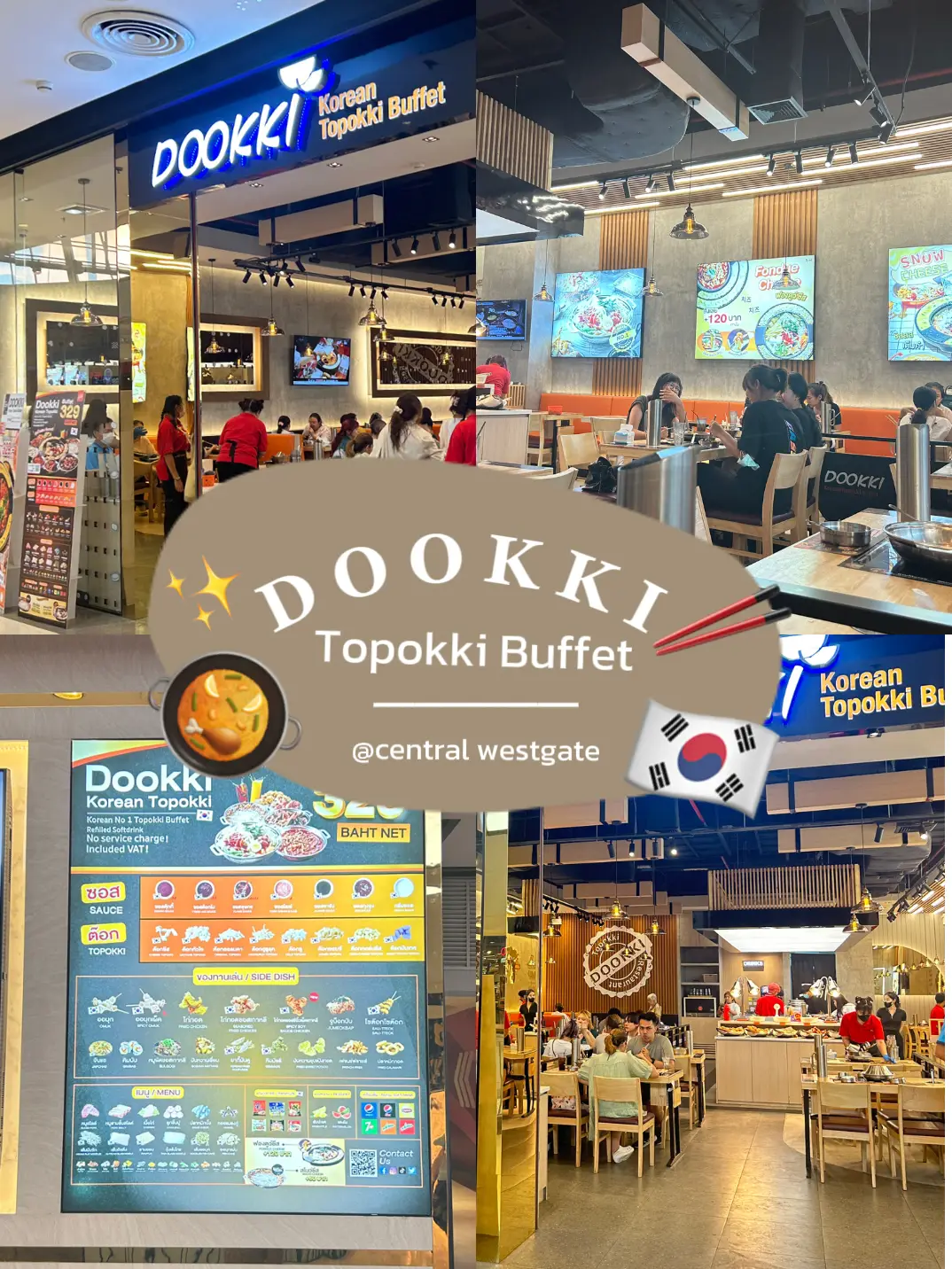 DOOKKI Topokki Buffet 🥢🇰🇷 | แกลเลอรีที่โพสต์โดย oooumm_ | Lemon8