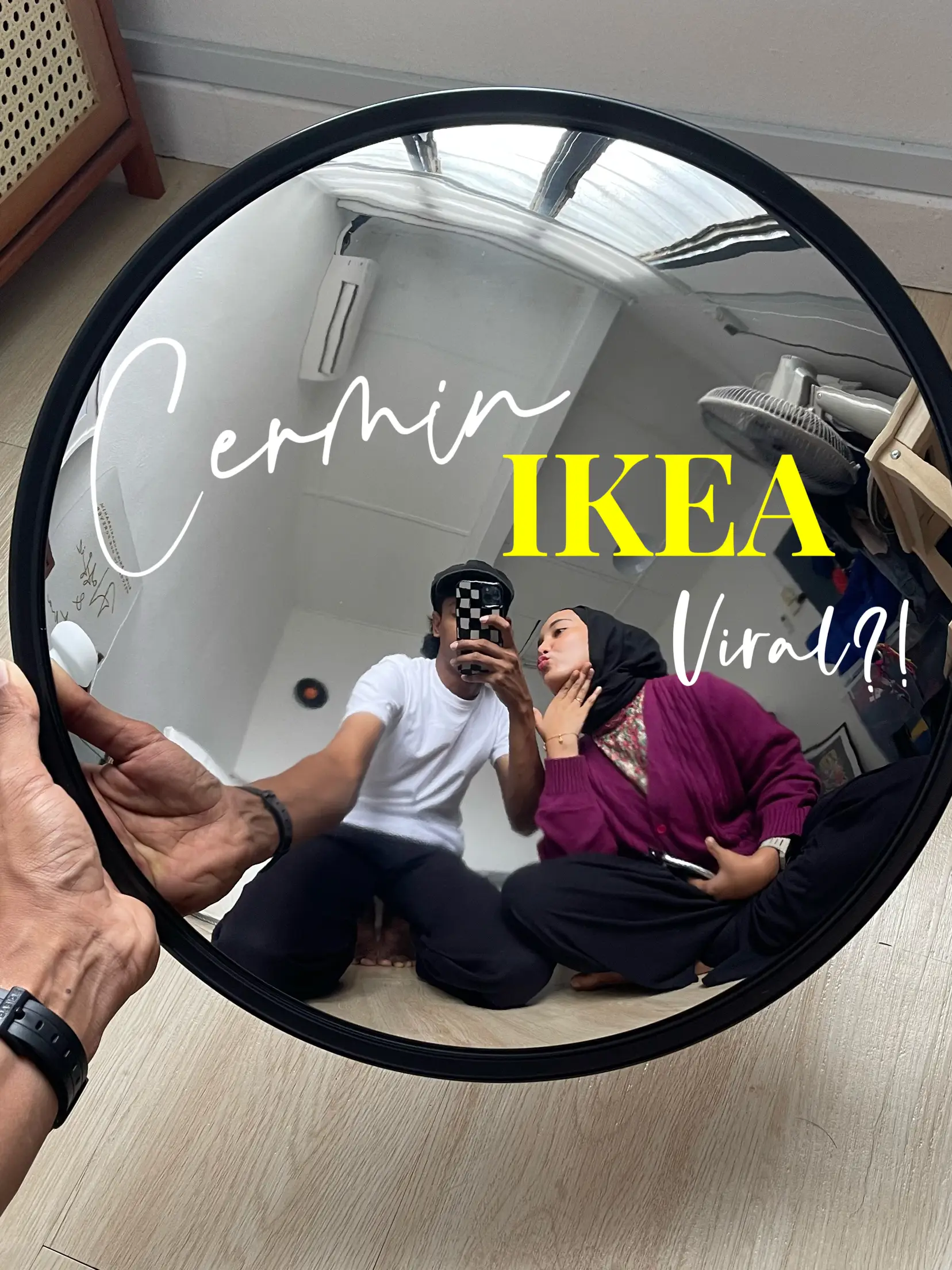 Convex Mirror Ikea. | Video diterbitkan oleh Qistina Z | Lemon8