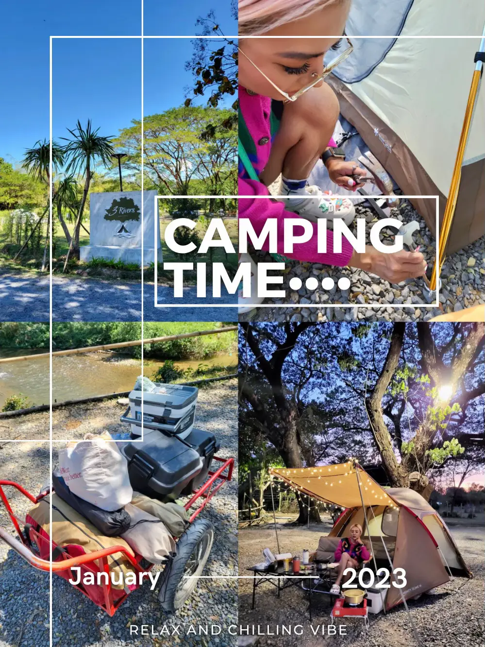 “CAMPING TIME” พาปอดไปพัก กางเต็นท์ ลิ้มรสธรรมชาติ⛺️⛰️🌲 | แกลเลอรีที่โพสต์โดย WILA WILALA | Lemon8