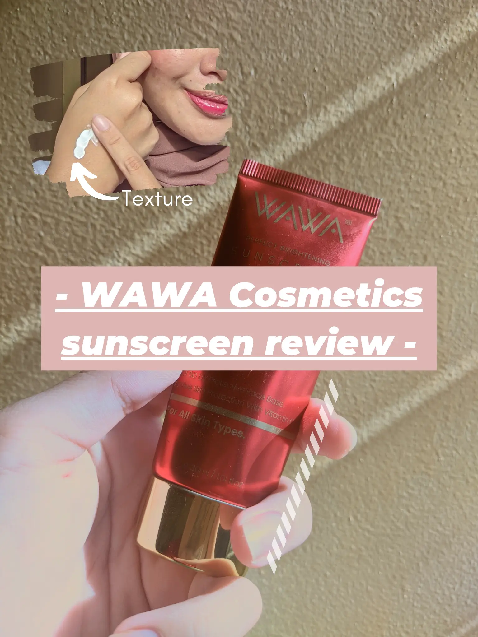 WAWA Cosmetics Sunscreen Review | Galeri disiarkan oleh 𝕴𝖟𝖟𝖆𝖍 𝖅𝖆𝖗𝖎𝖓𝖆 | Lemon8