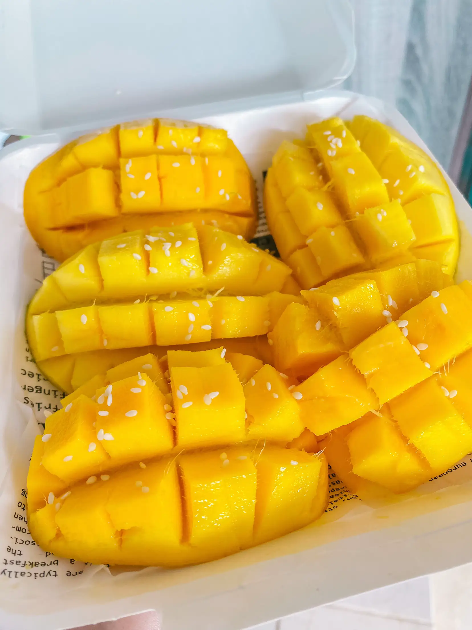 มะม่วงสุกหวานๆ🥭💛👩🏻‍🍳#ร้านบ้านข้าวกล่อง | แกลเลอรีที่โพสต์โดย ♡ 🐳𝔼𝕚𝕨 🐳 ♡ | Lemon8