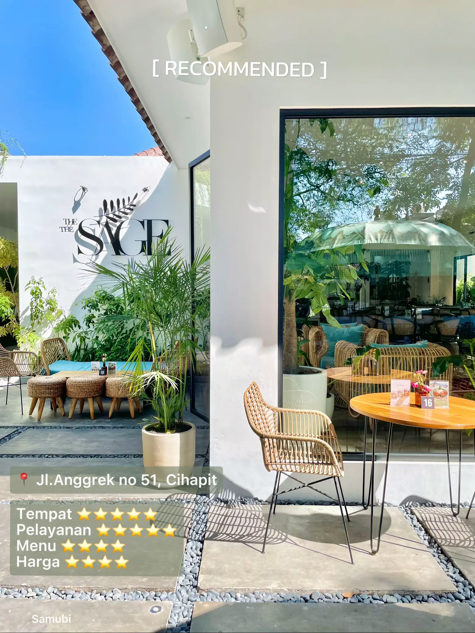 Cafe ala Bali di Bandung | Galeri diposting oleh Sammy | Lemon8