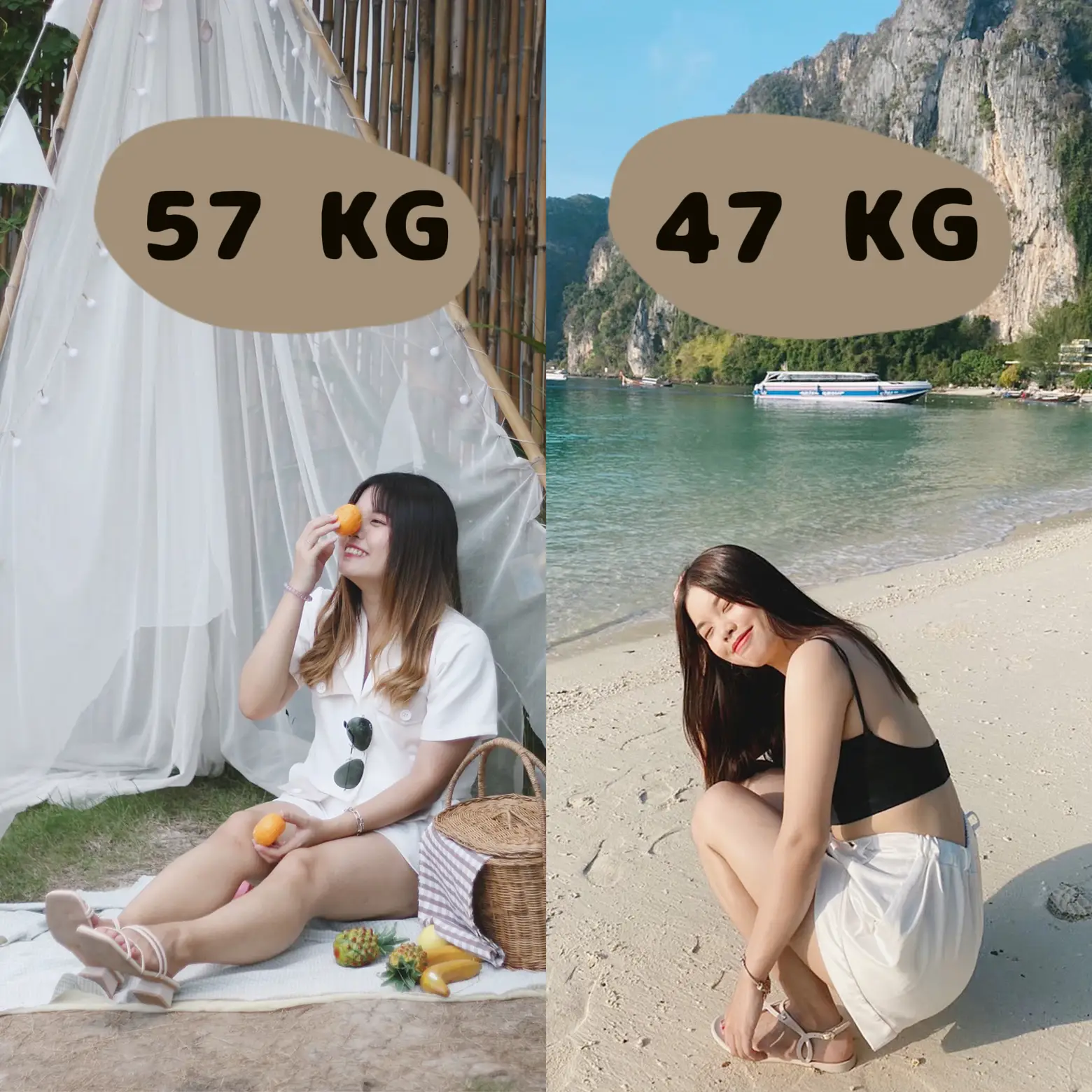 อดีตเคยพัง ปัจจุบันปังมาก 🥳 ลดน้ำหนัก 10 กก. | แกลเลอรีที่โพสต์โดย Punn | Lemon8