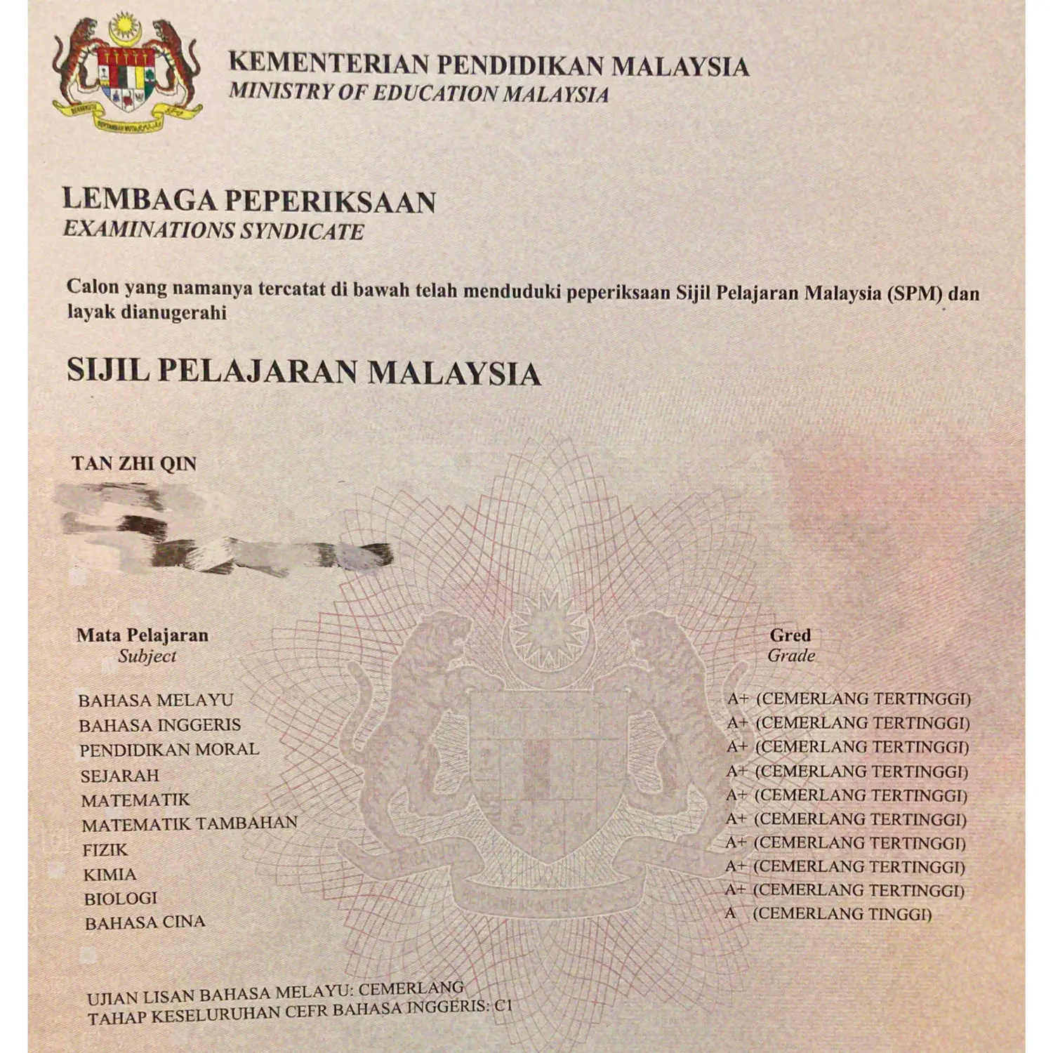 📝MY SPM RESULTS | Galeri diposting oleh zhiqin_04 | Lemon8