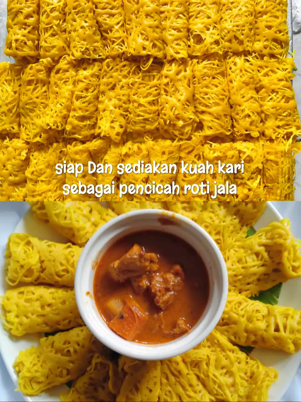 Resepi Roti Jala Gebu | Galeri disiarkan oleh yayaaalan | Lemon8