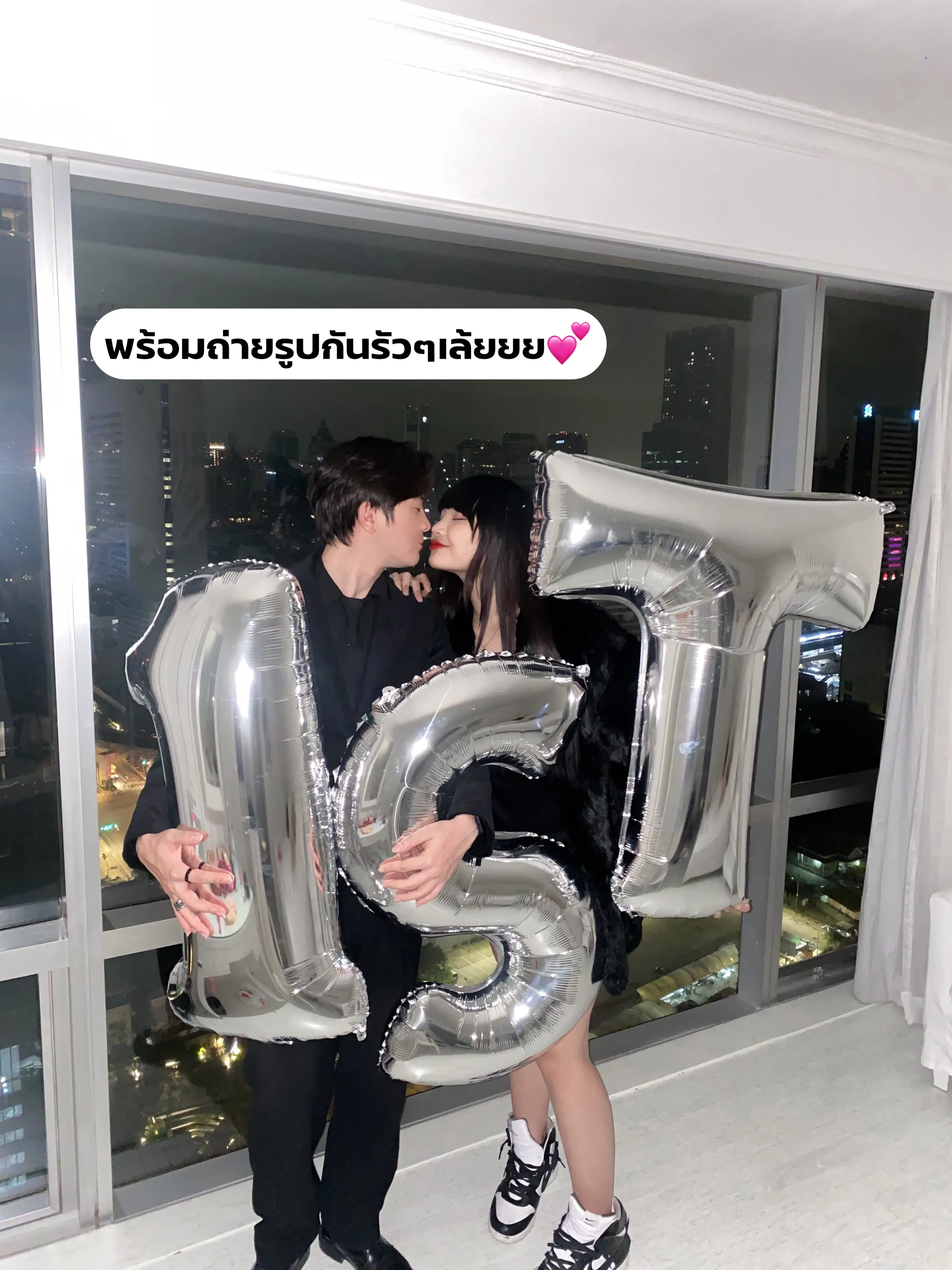 แชร์ไอเดียถ่ายรูป ฉลองวันครบรอบกันค่าา 🖤 | แกลเลอรีที่โพสต์โดย Iamploypath | Lemon8