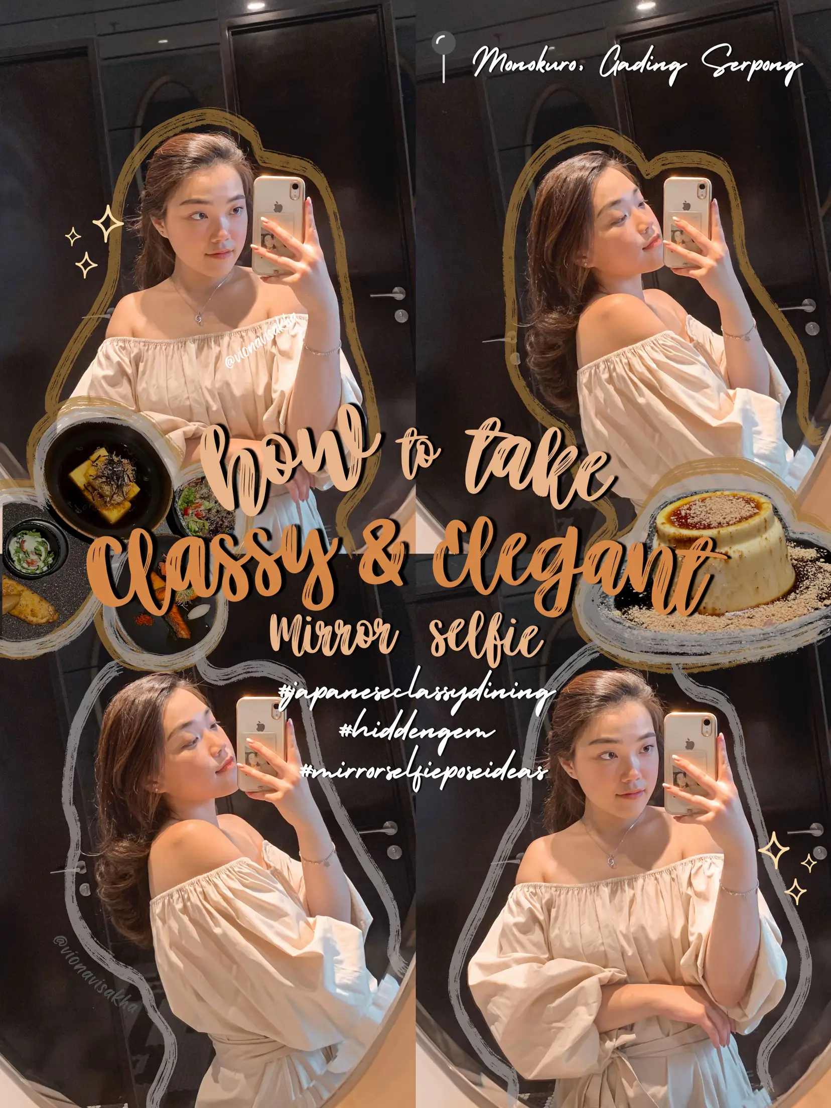 CLASSY MIRROR SELFIE TUTORIAL FINE DINING EDITION | Gallery posted by ...