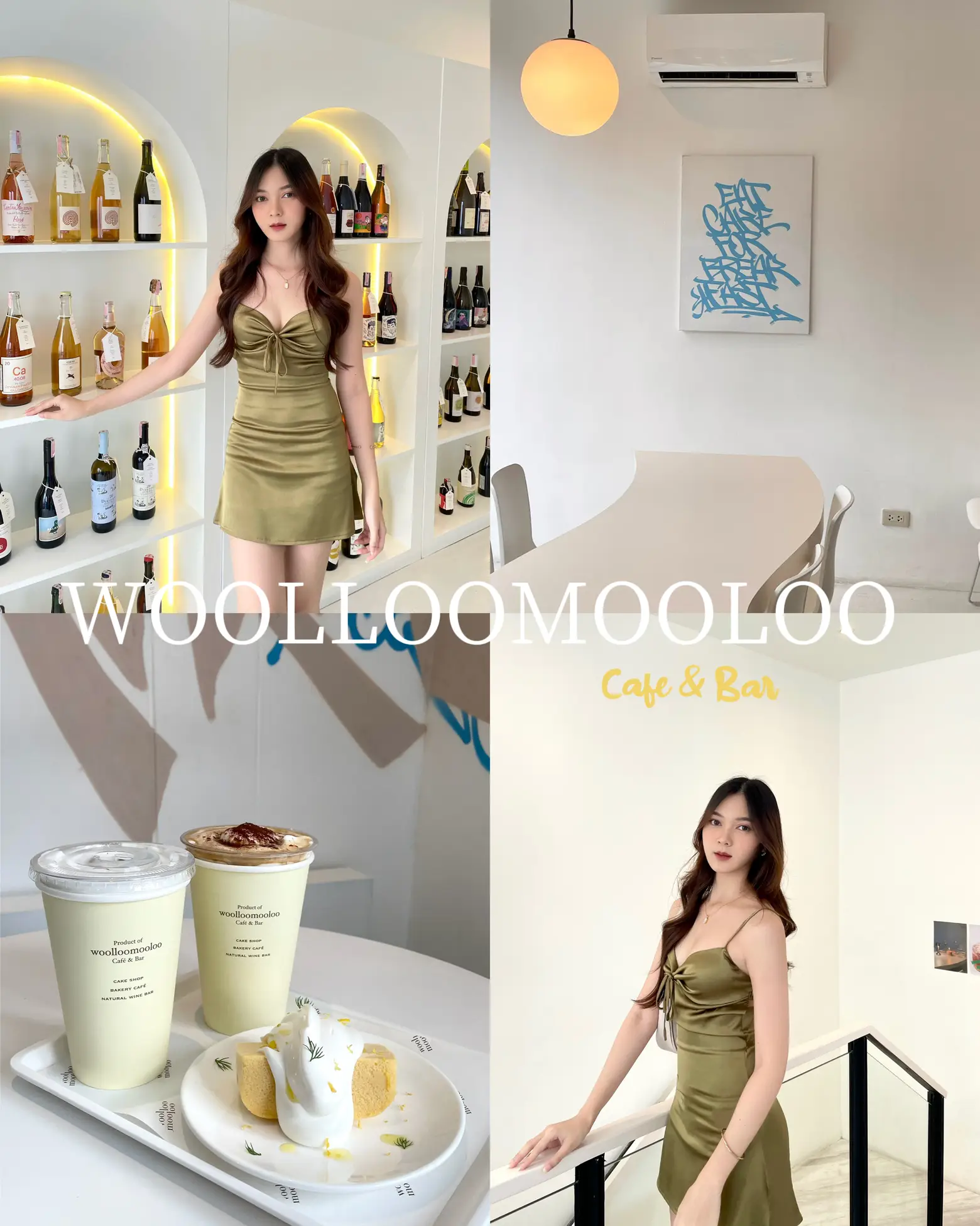 Woolloomooloo Cafe & Bar - 🥂🤍 คาเฟ่สไตล์เกาหลีย่านรัชดา | แกลเลอรีที่โพสต์โดย jeenachny | Lemon8